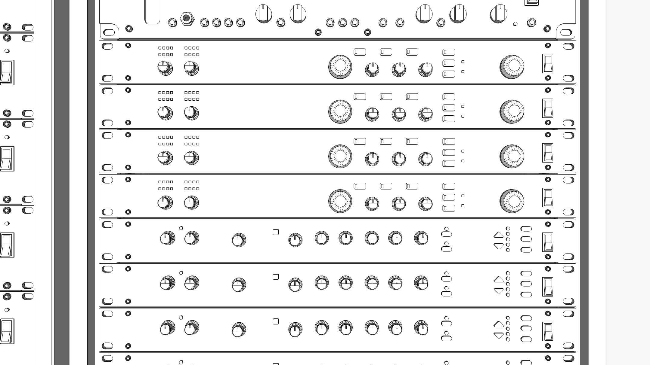 Recording Studio Rackmount Effects Collection - 3D Model by ...