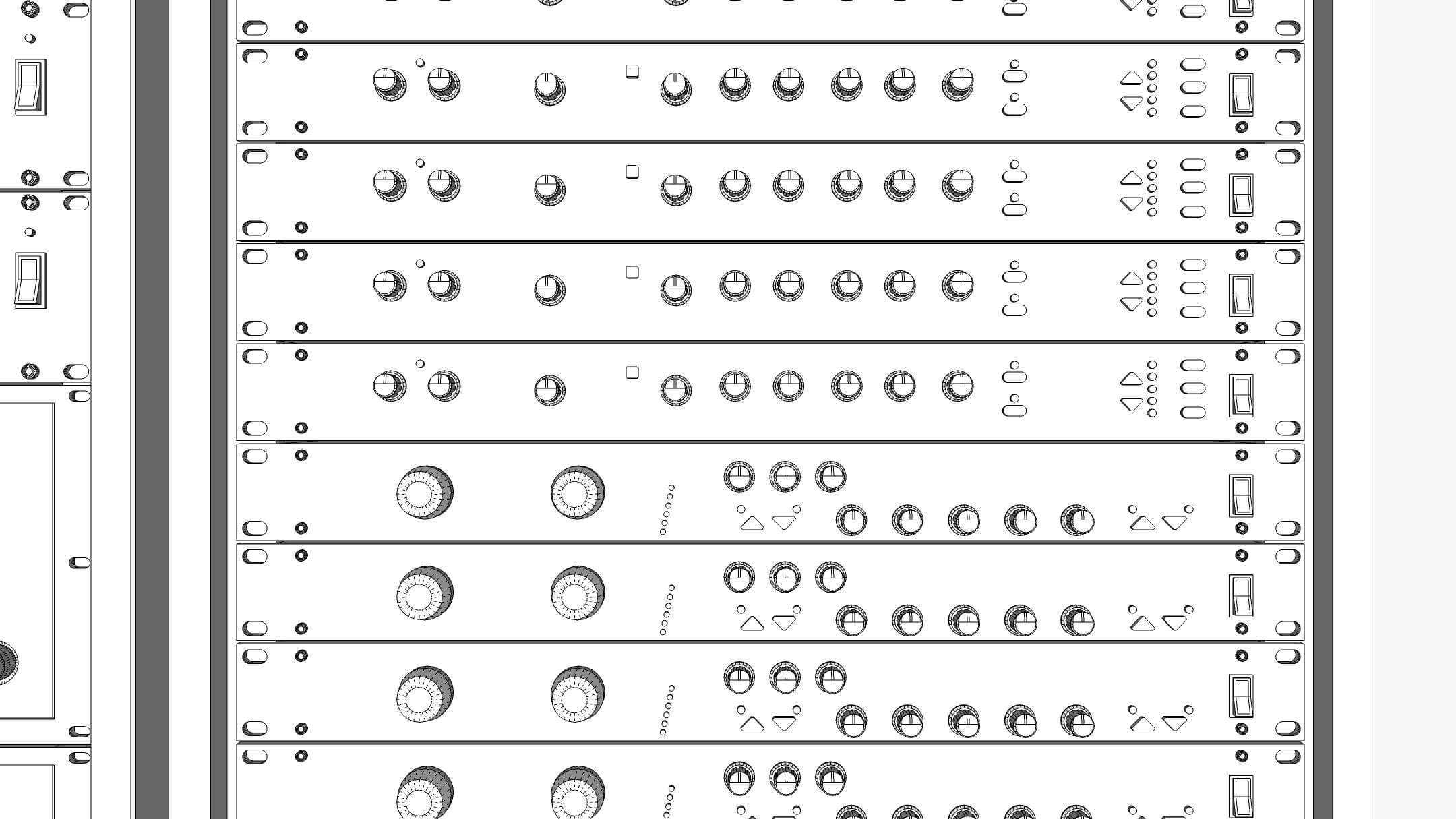 Recording Studio Rackmount Effects Collection - 3D Model by ...