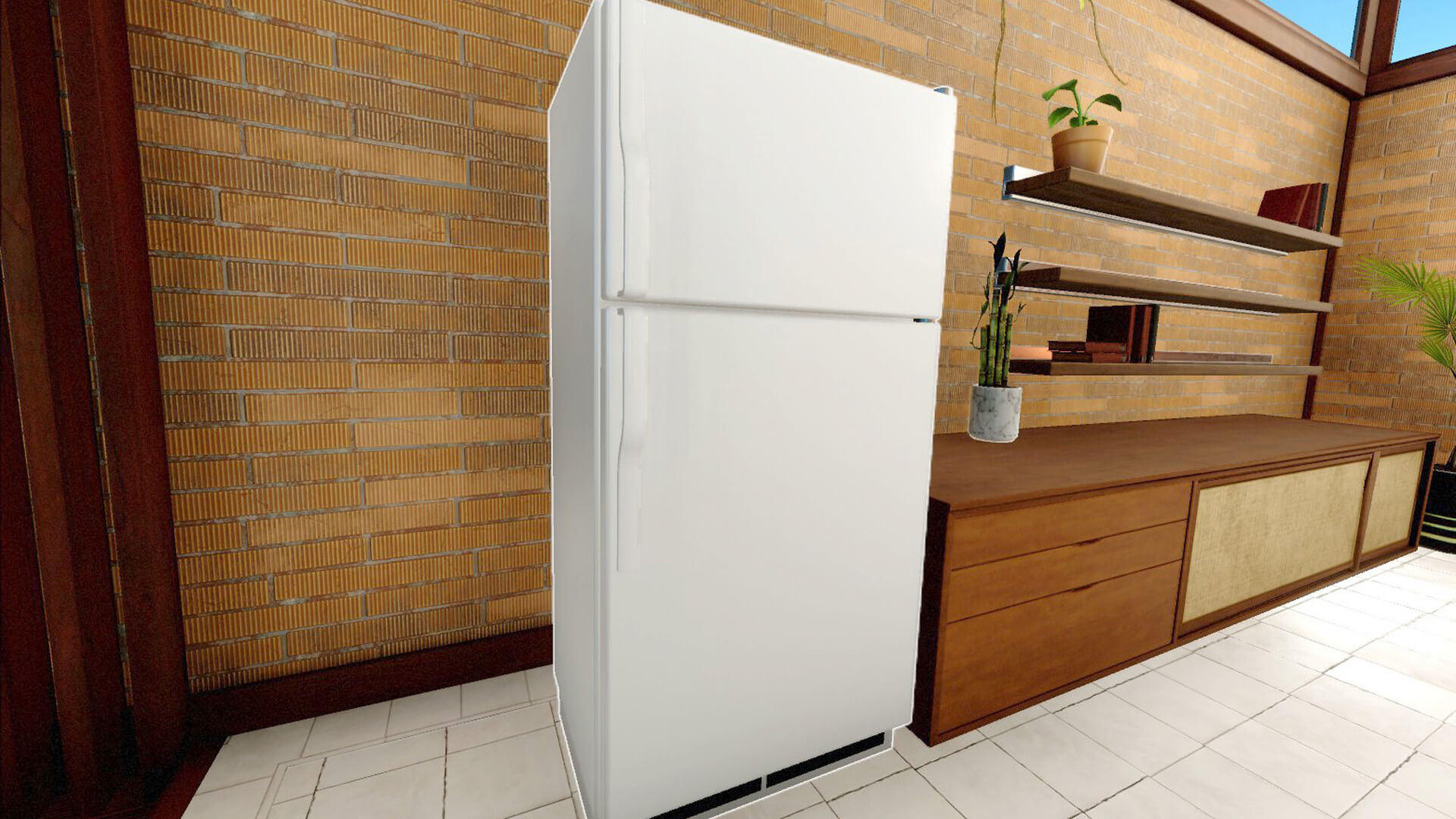 Refrigerator - Kitchen Appliance 3D Model by SpiritSwitchboard