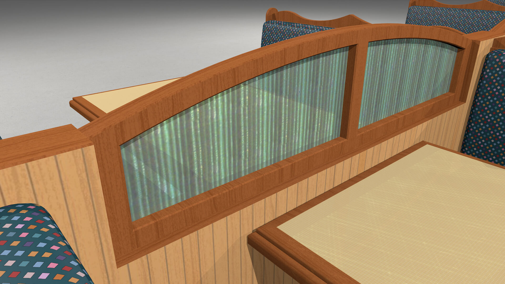 Restaurant Booths and Tables - 3D Model by SpiritSwitchboard