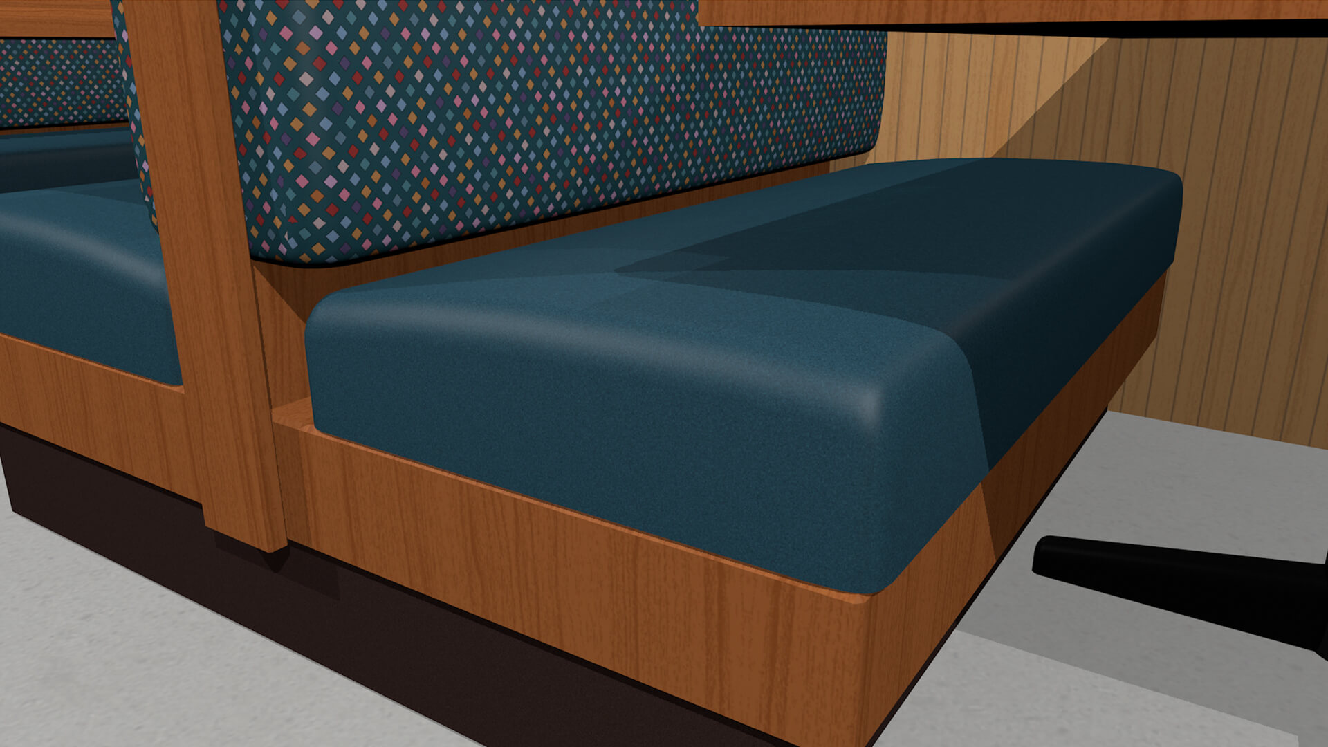 Restaurant Booths and Tables - 3D Model by SpiritSwitchboard