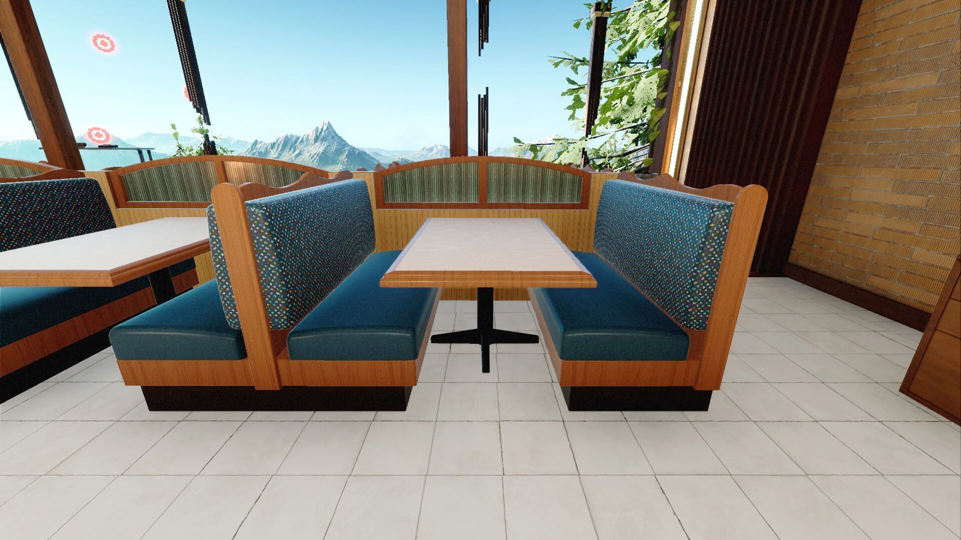 Restaurant Booths and Tables - 3D Model by SpiritSwitchboard