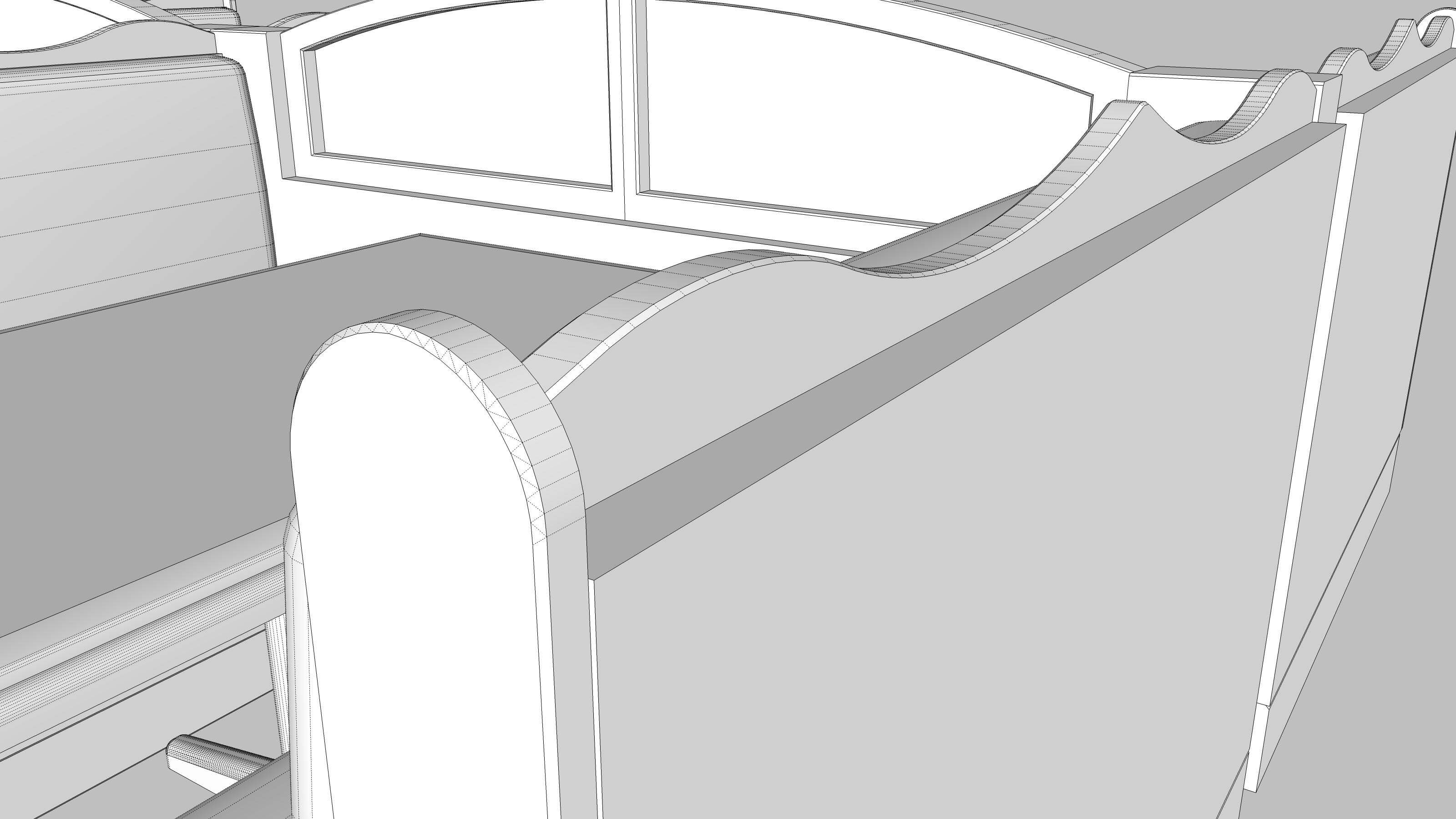 Restaurant Booths and Tables - 3D Model by SpiritSwitchboard