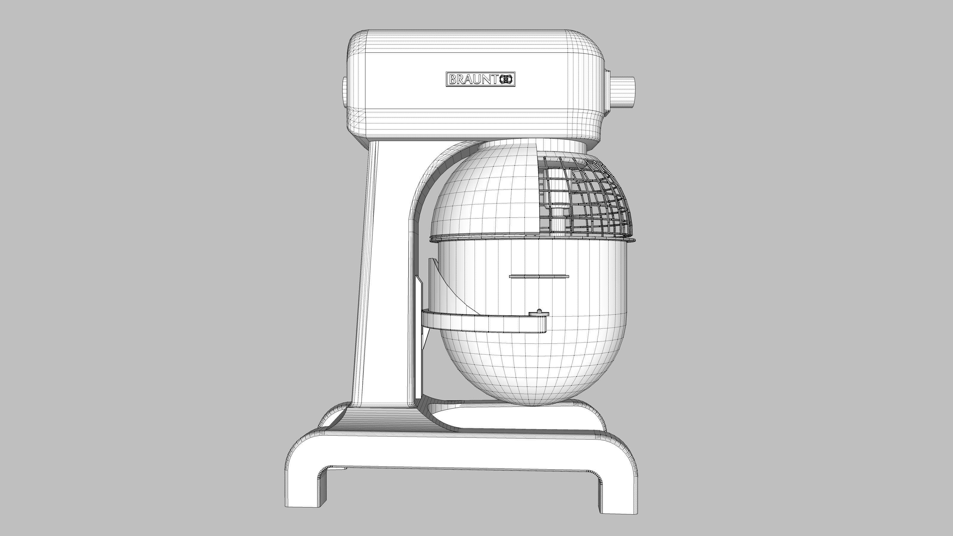 Restaurant Mixer - Industrial Mixer 3D Model by SpiritSwitchboard