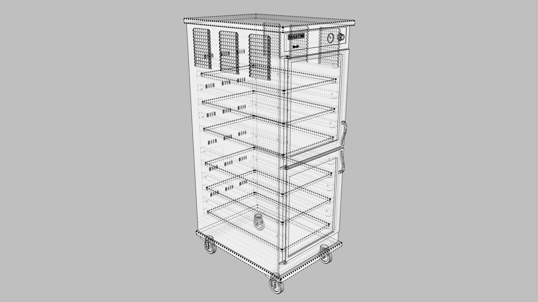 Restaurant Style Heat Hold Cabinet - 3D Model by SpiritSwitchboard