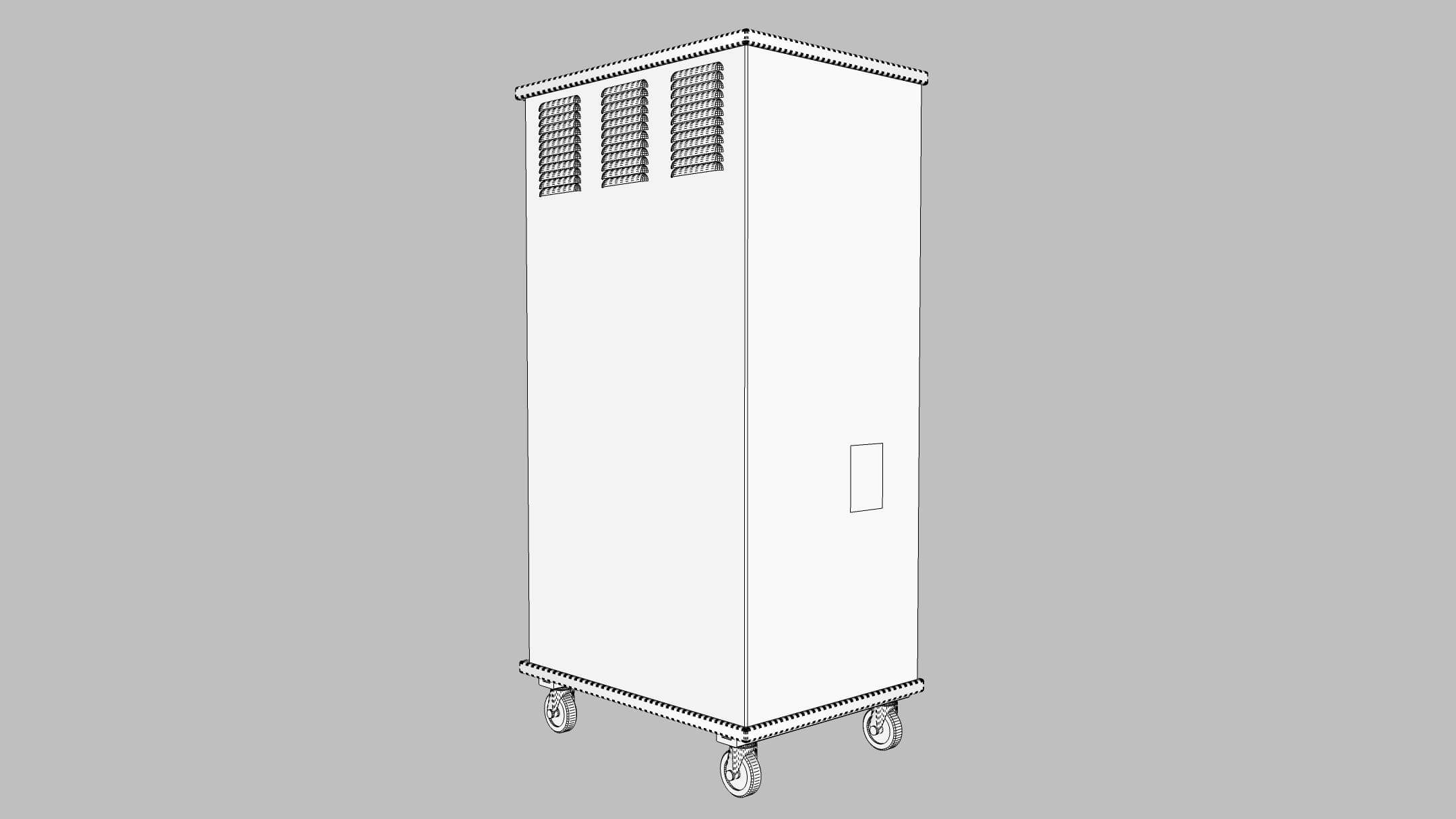 Restaurant Style Heat Hold Cabinet - 3D Model by SpiritSwitchboard