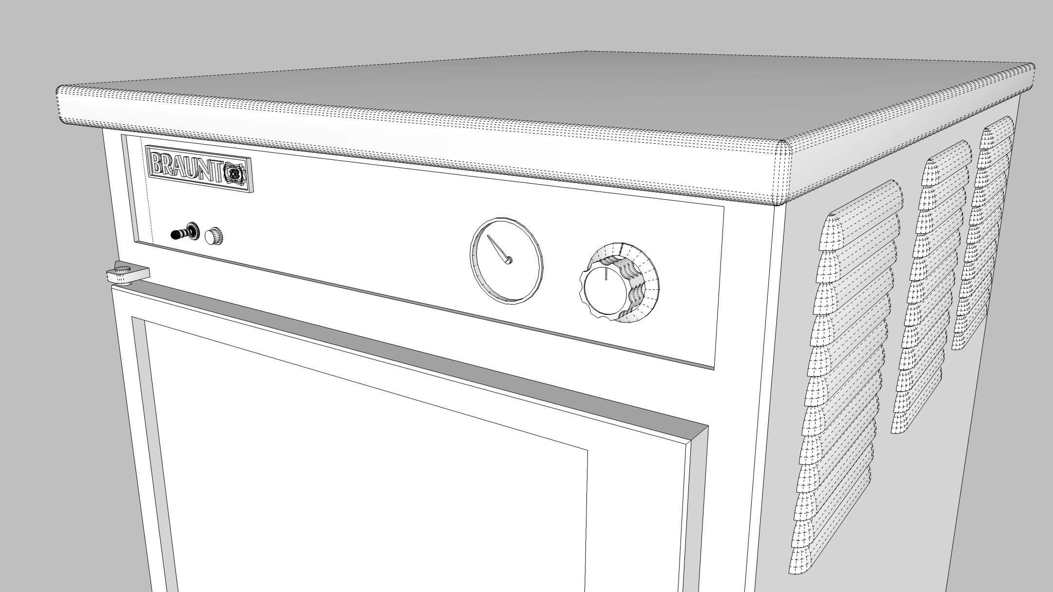 Restaurant Style Heat Hold Cabinet - 3D Model by SpiritSwitchboard