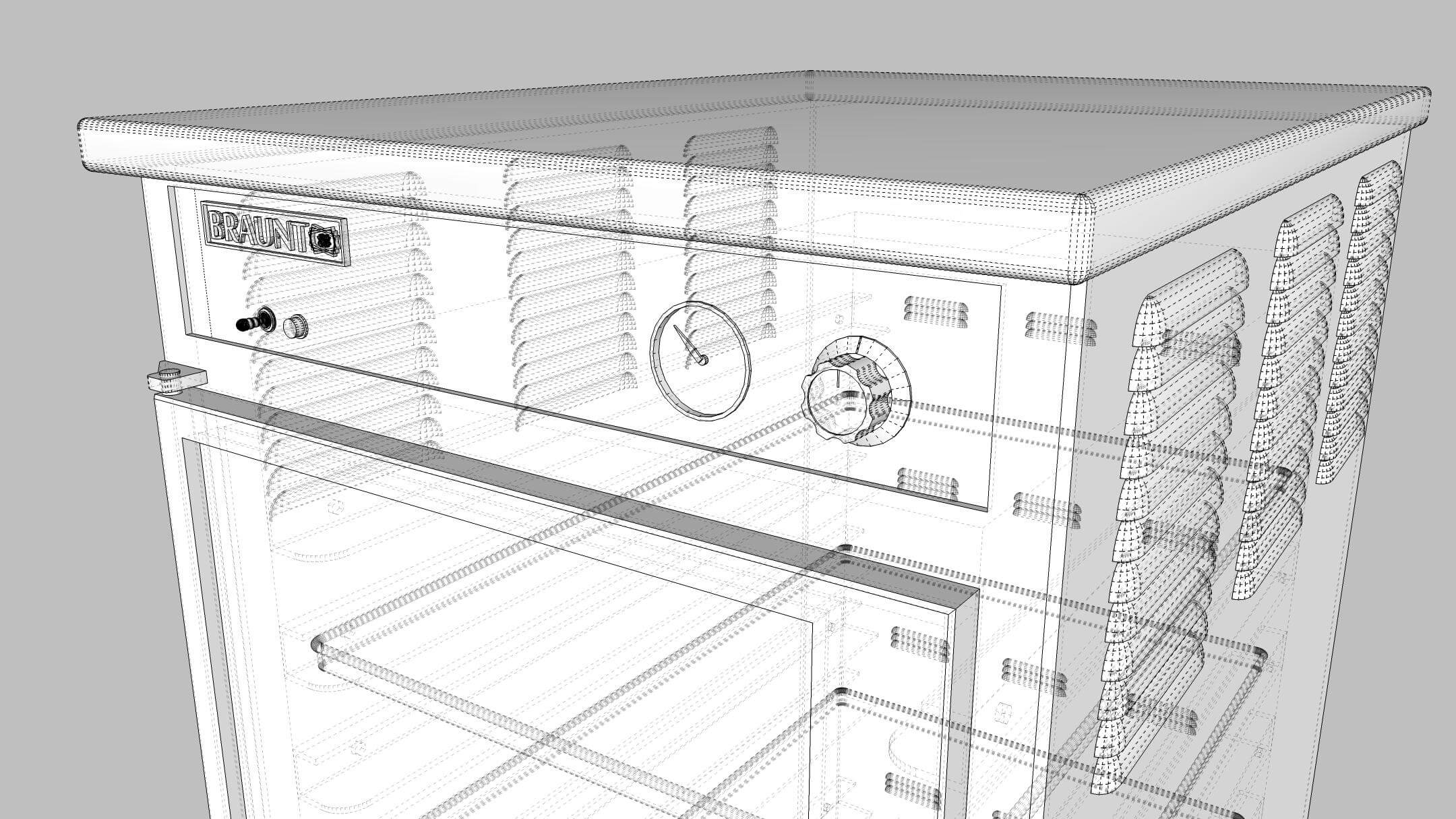 Restaurant Style Heat Hold Cabinet - 3D Model by SpiritSwitchboard
