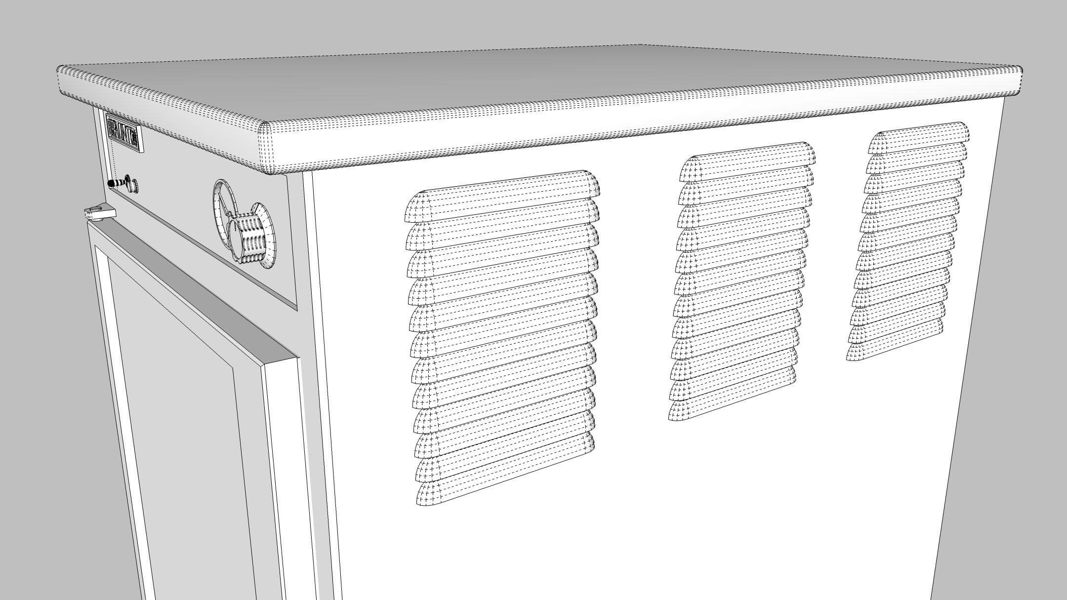Restaurant Style Heat Hold Cabinet - 3D Model by SpiritSwitchboard