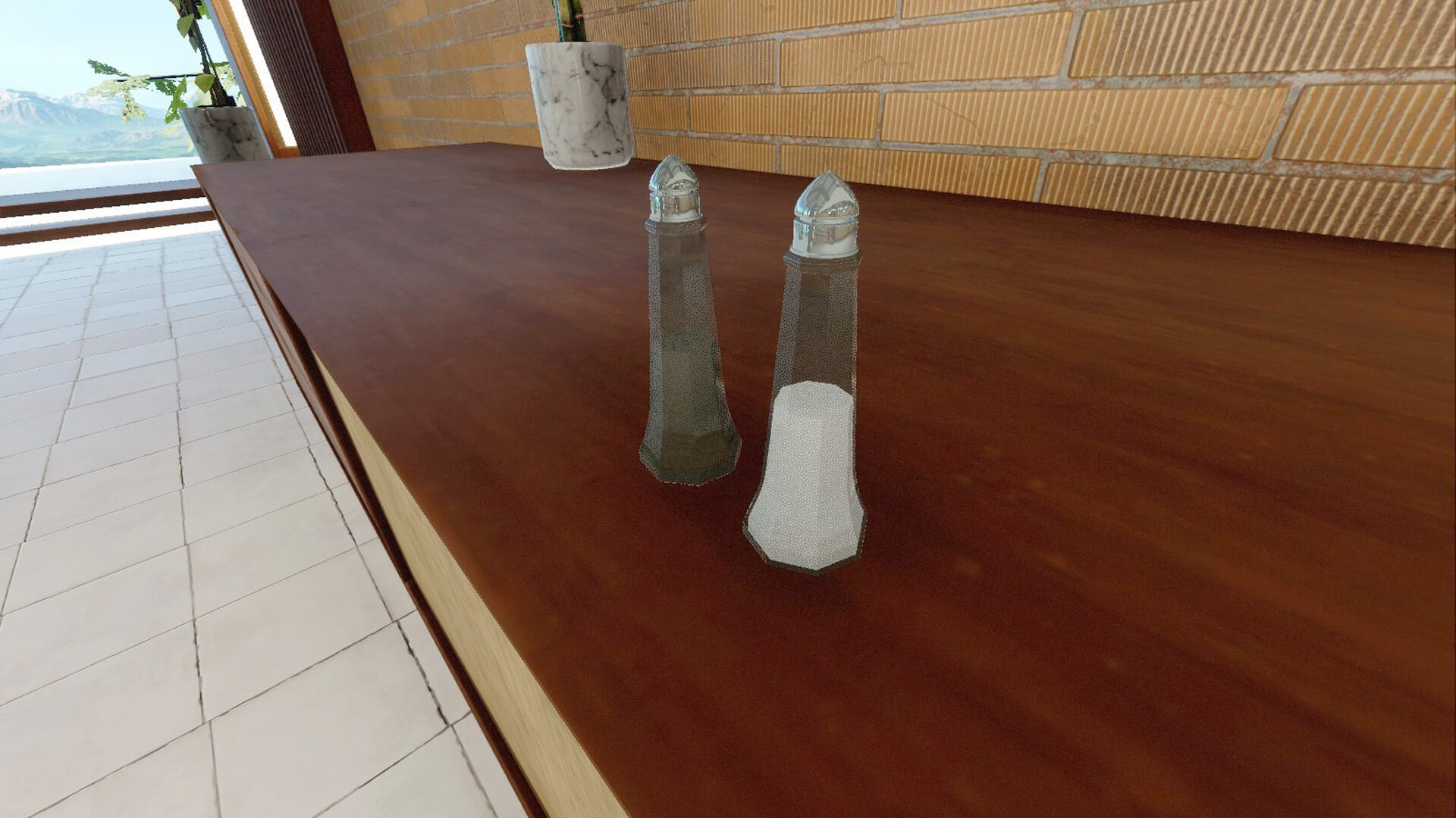 Restaurant Tabletop Items - 3D Model by SpiritSwitchboard