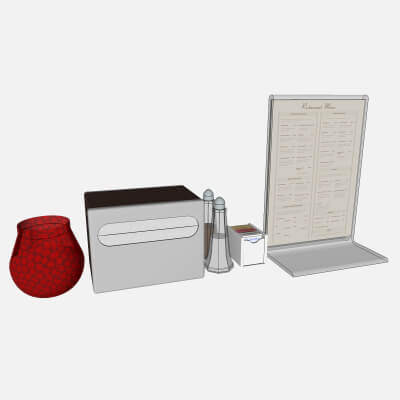 3D Models | Props | Restaurants | RenderHub