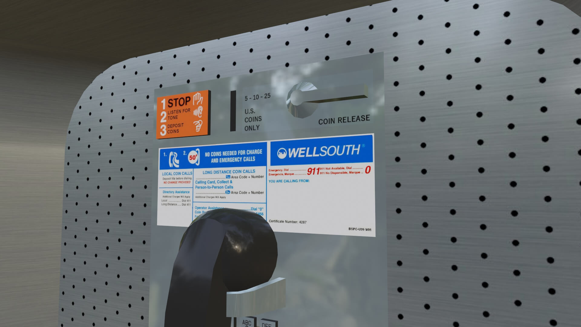 Retro 3-Way Payphone Circa 1970s - 1980s 3D Model by SpiritSwitchboard