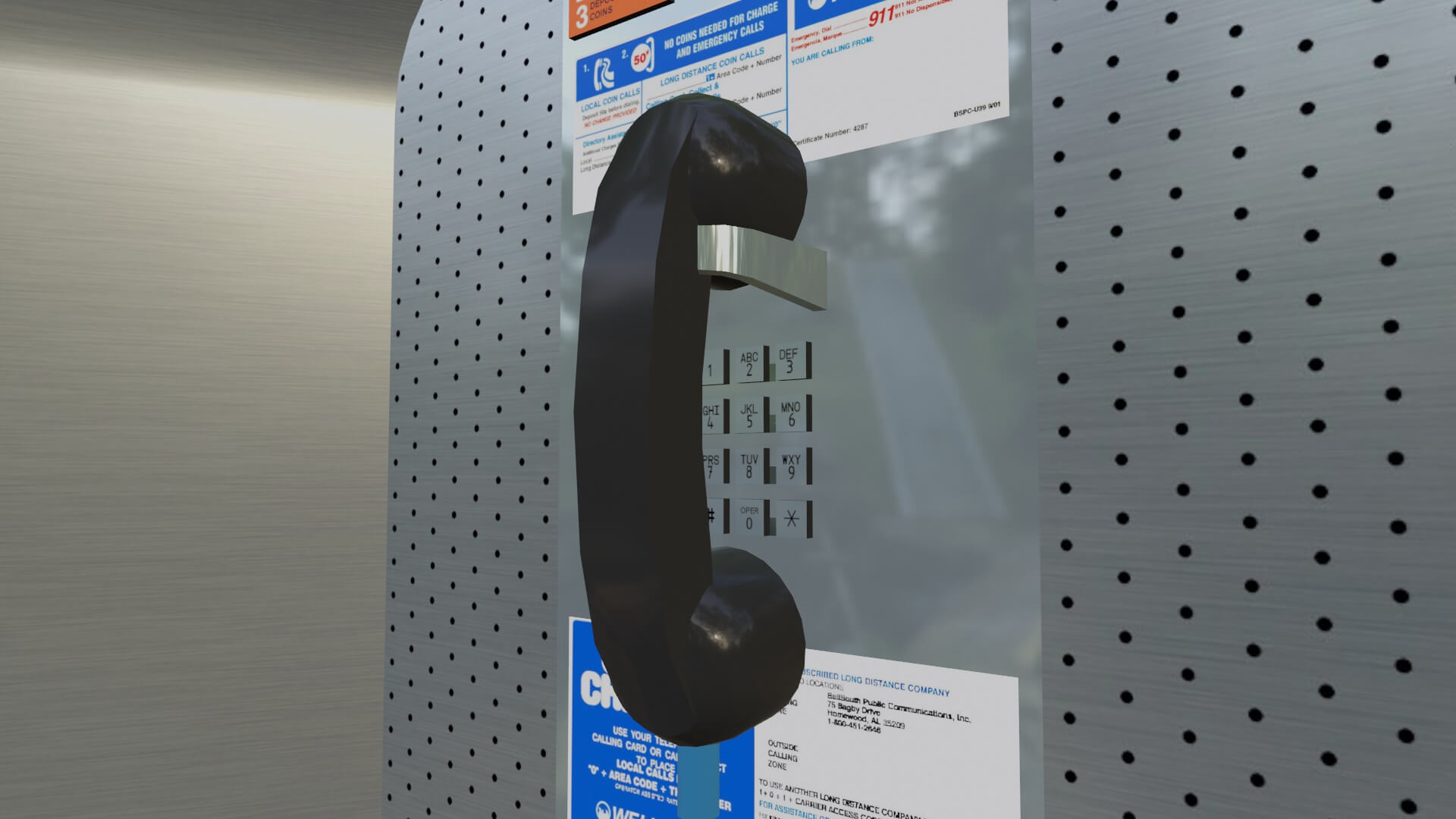 Retro 3-Way Payphone Circa 1970s - 1980s 3D Model by SpiritSwitchboard