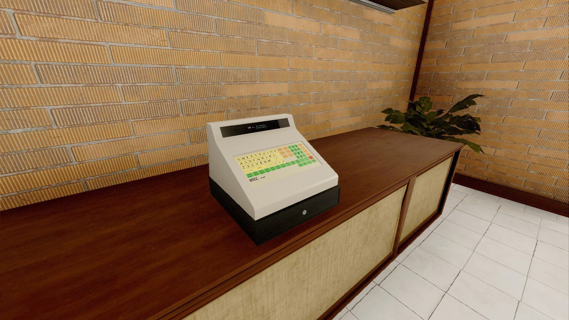 Retro Cash Register - 80s - 90s Era 3D Model by SpiritSwitchboard