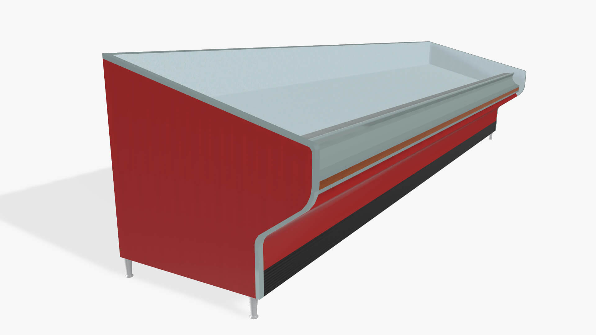 Retro Grocery Store Refrigerated Display - 3D Model by SpiritSwitchboard