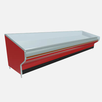 Retro Grocery Store Refrigerated Display - 3D Model by SpiritSwitchboard