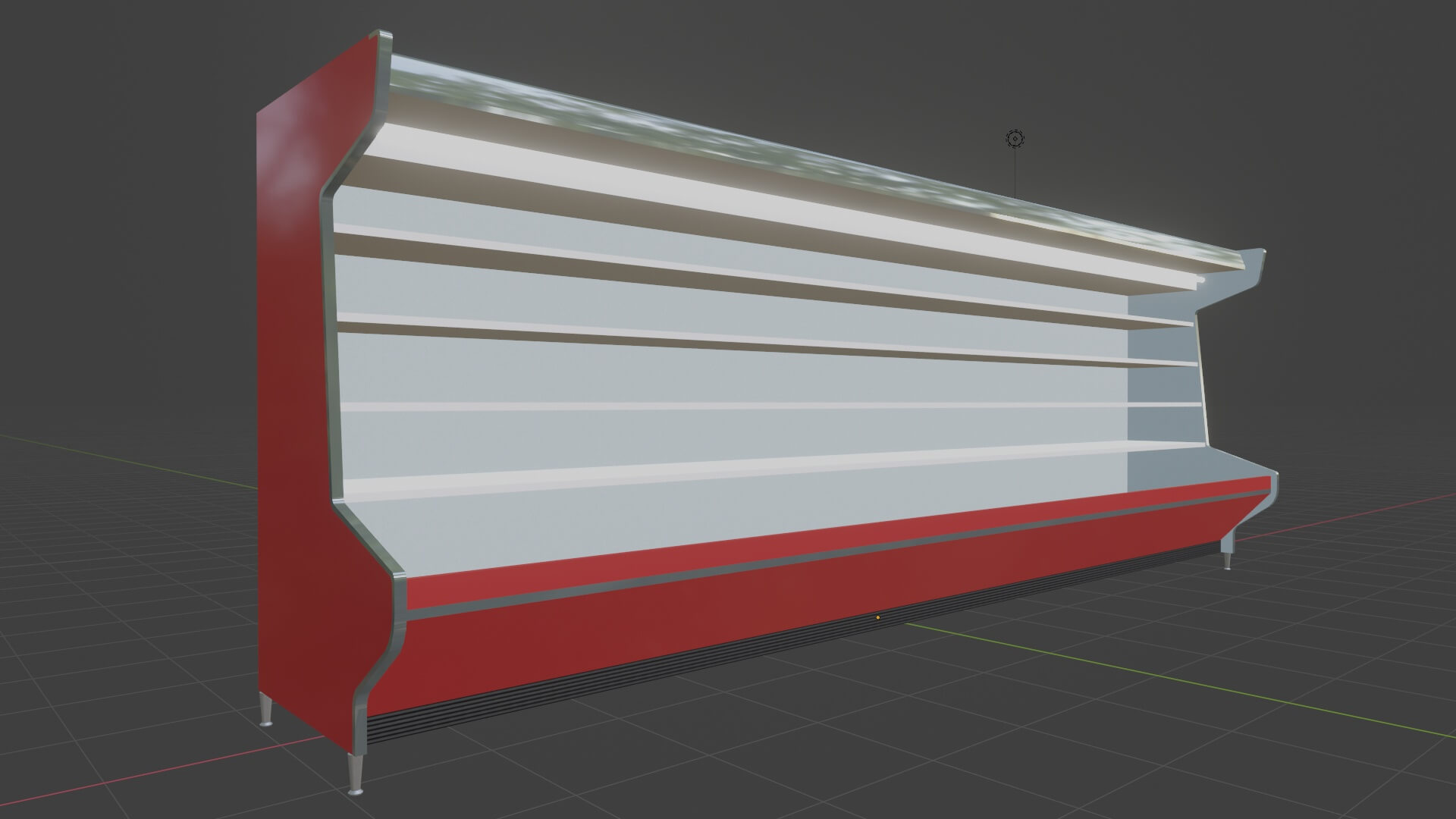 Retro Grocery Store Refrigerated Display - 3D Model by SpiritSwitchboard