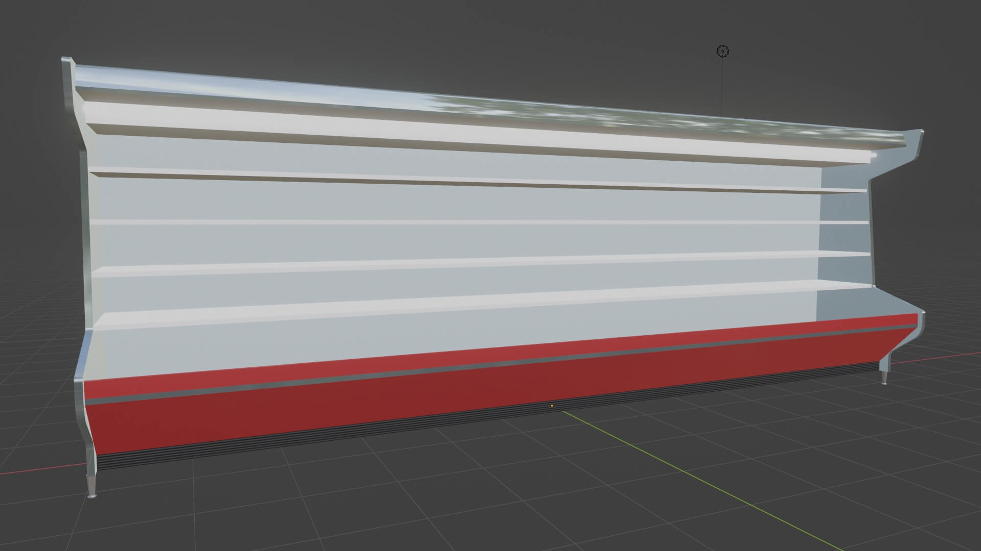 Retro Grocery Store Refrigerated Display - 3D Model by SpiritSwitchboard