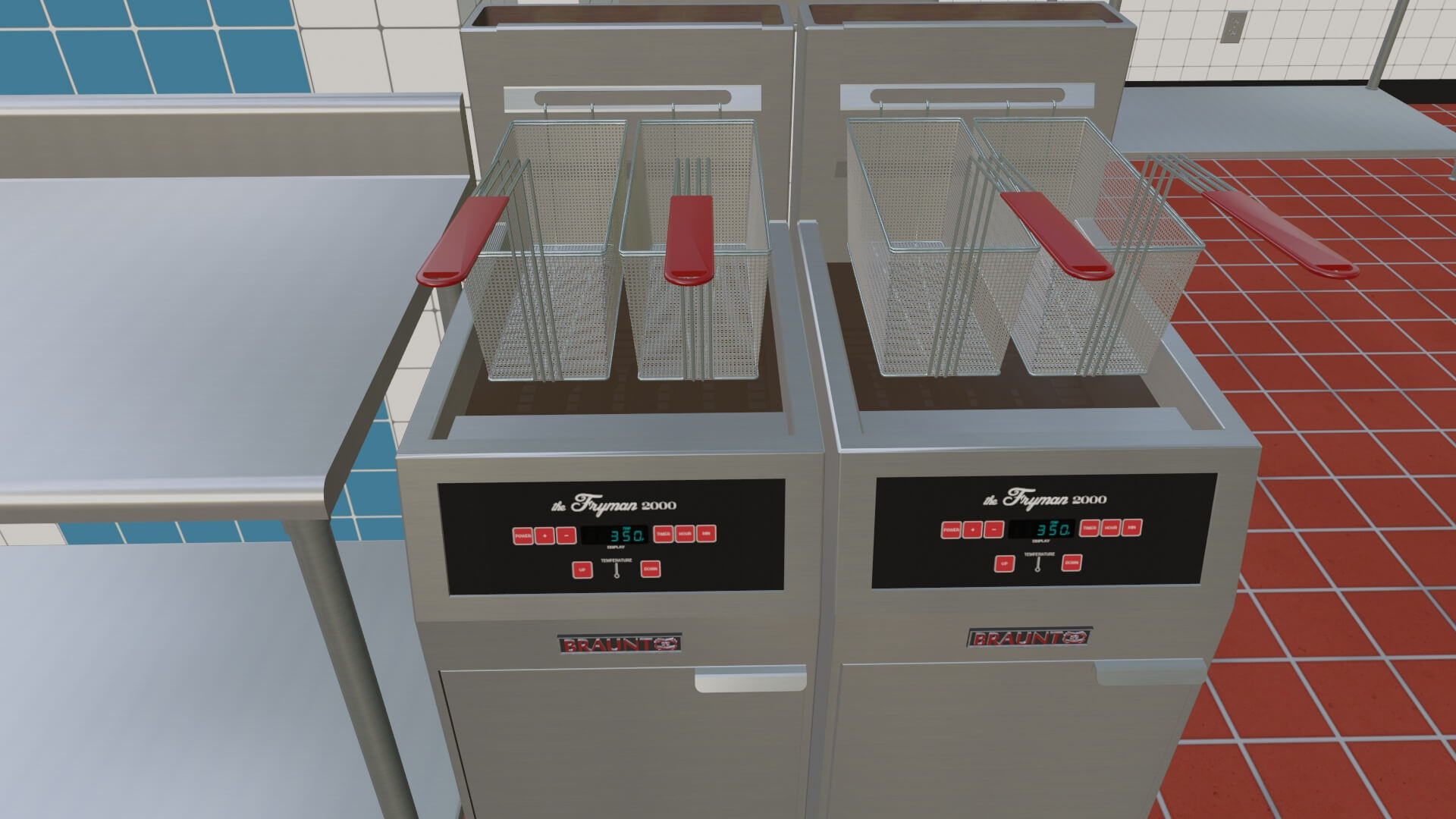 Retro Grocery Store With Bakery Deli and Pharmacy - 3D Model by ...