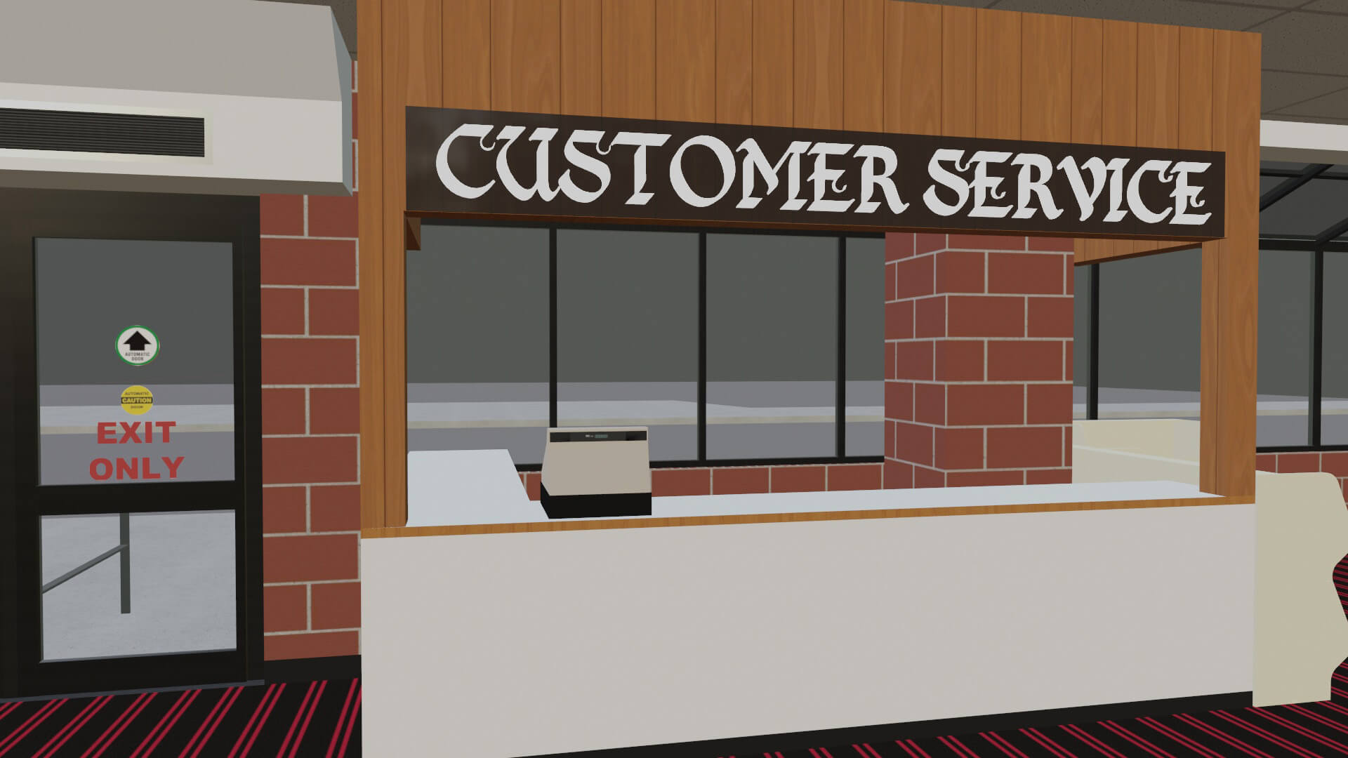 Retro Grocery Store With Bakery Deli and Pharmacy - 3D Model by ...