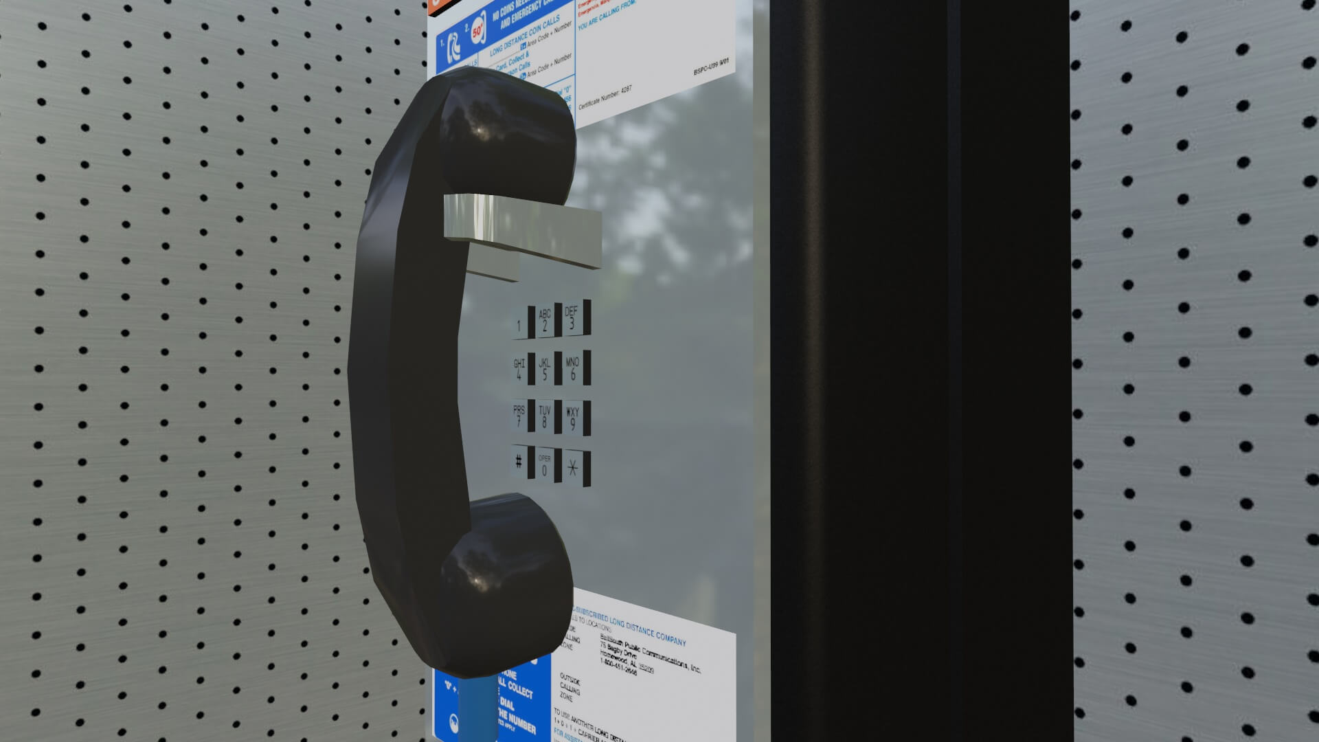 Retro Payphone Circa 1970S - 1980S 3D Model by SpiritSwitchboard