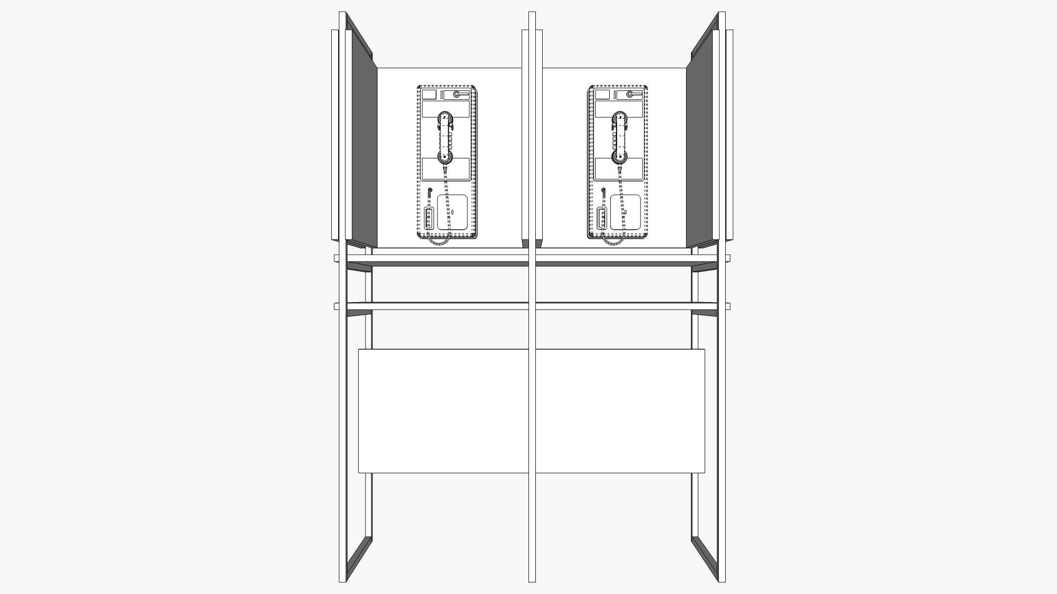 Retro Payphone Circa 1970S - 1980S 3D Model by SpiritSwitchboard
