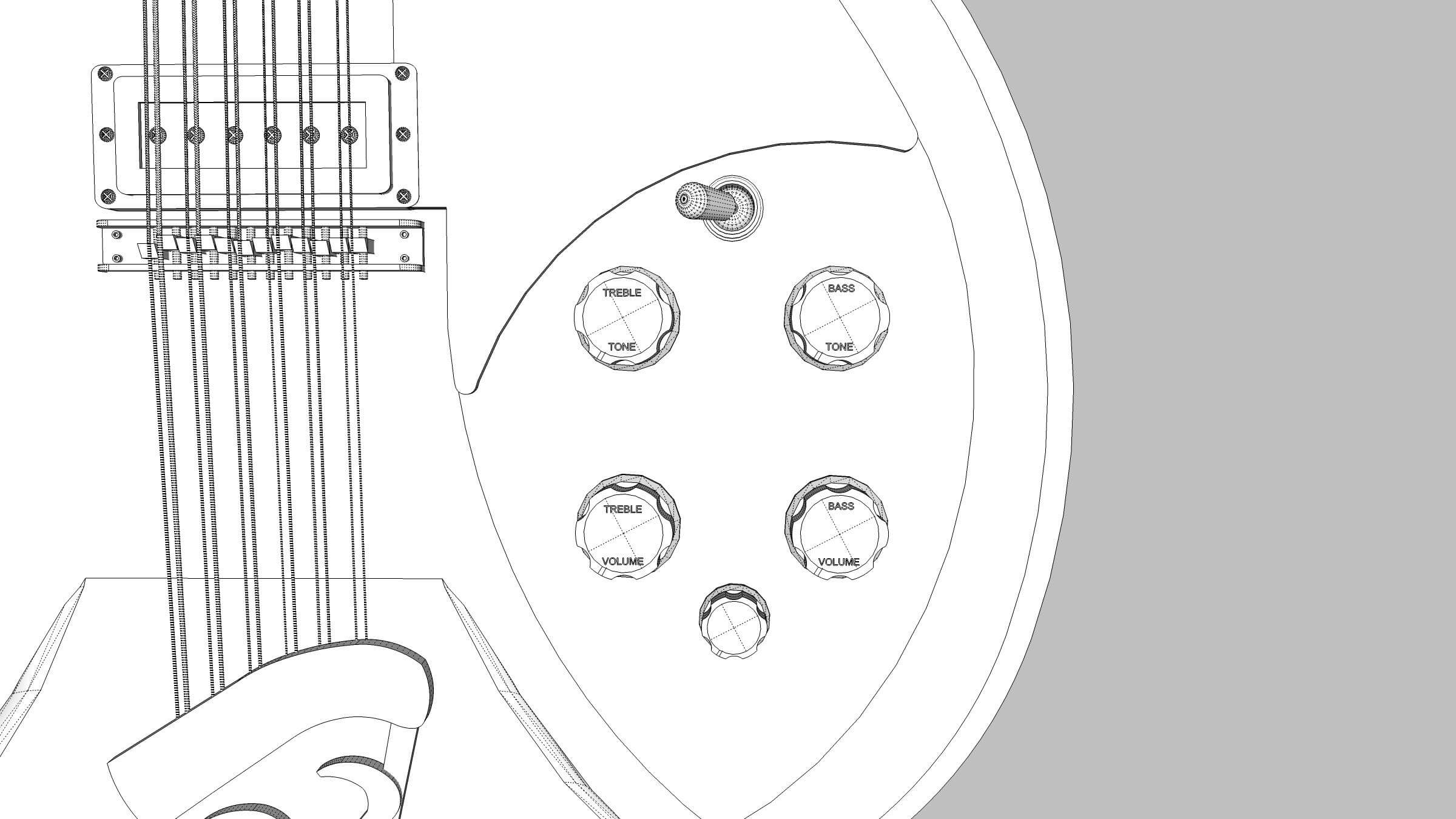 Rickenbacker 12 String Guitar - Sunburst Finish 3D Model by ...