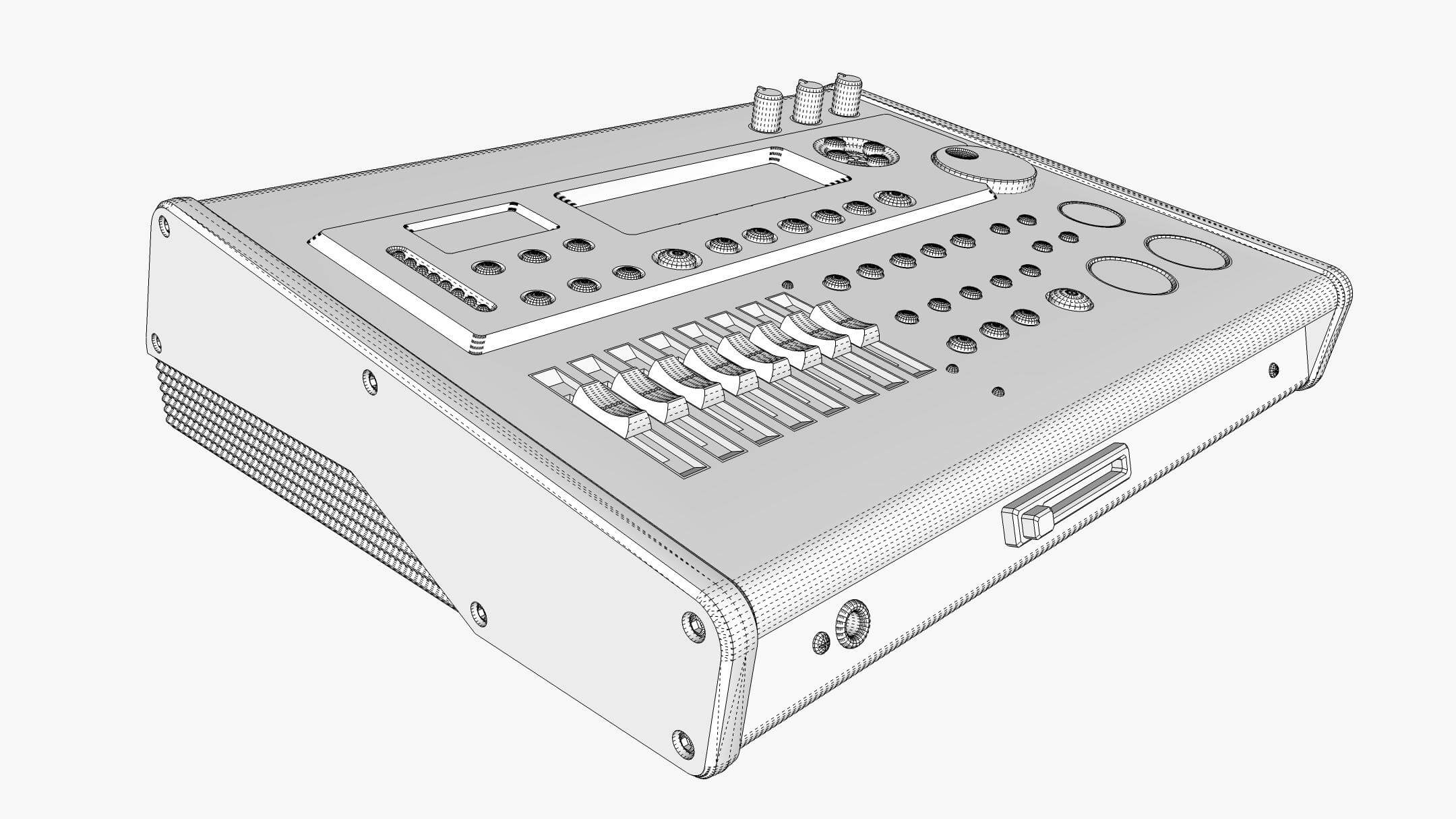 Roland TD20 Percussion Module - Drum Machine 3D Model by SpiritSwitchboard