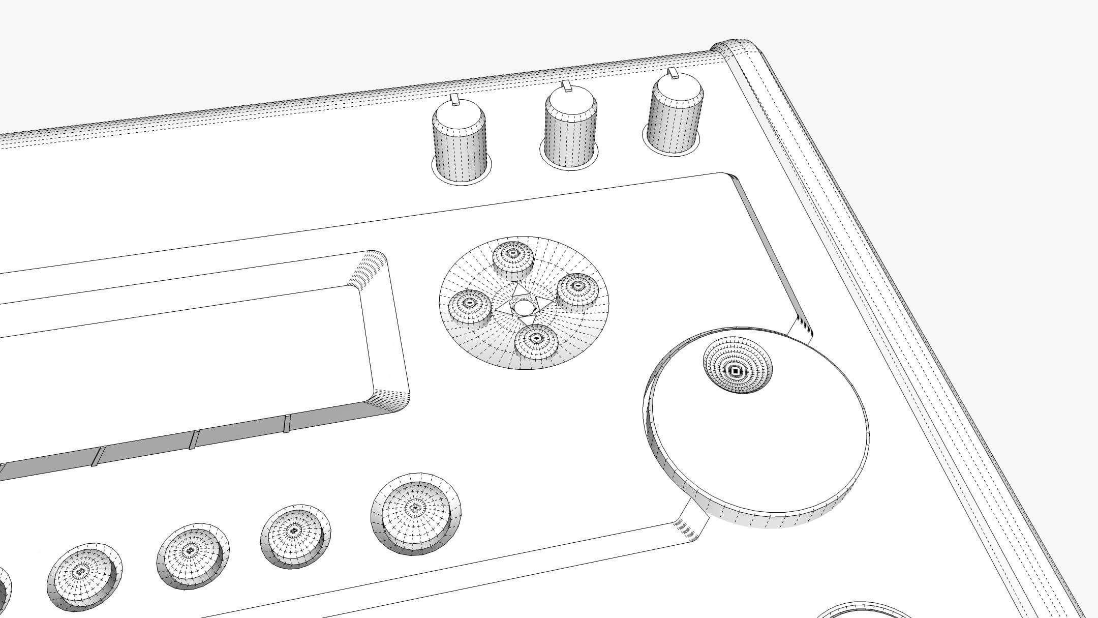 Roland TD20 Percussion Module - Drum Machine 3D Model by SpiritSwitchboard