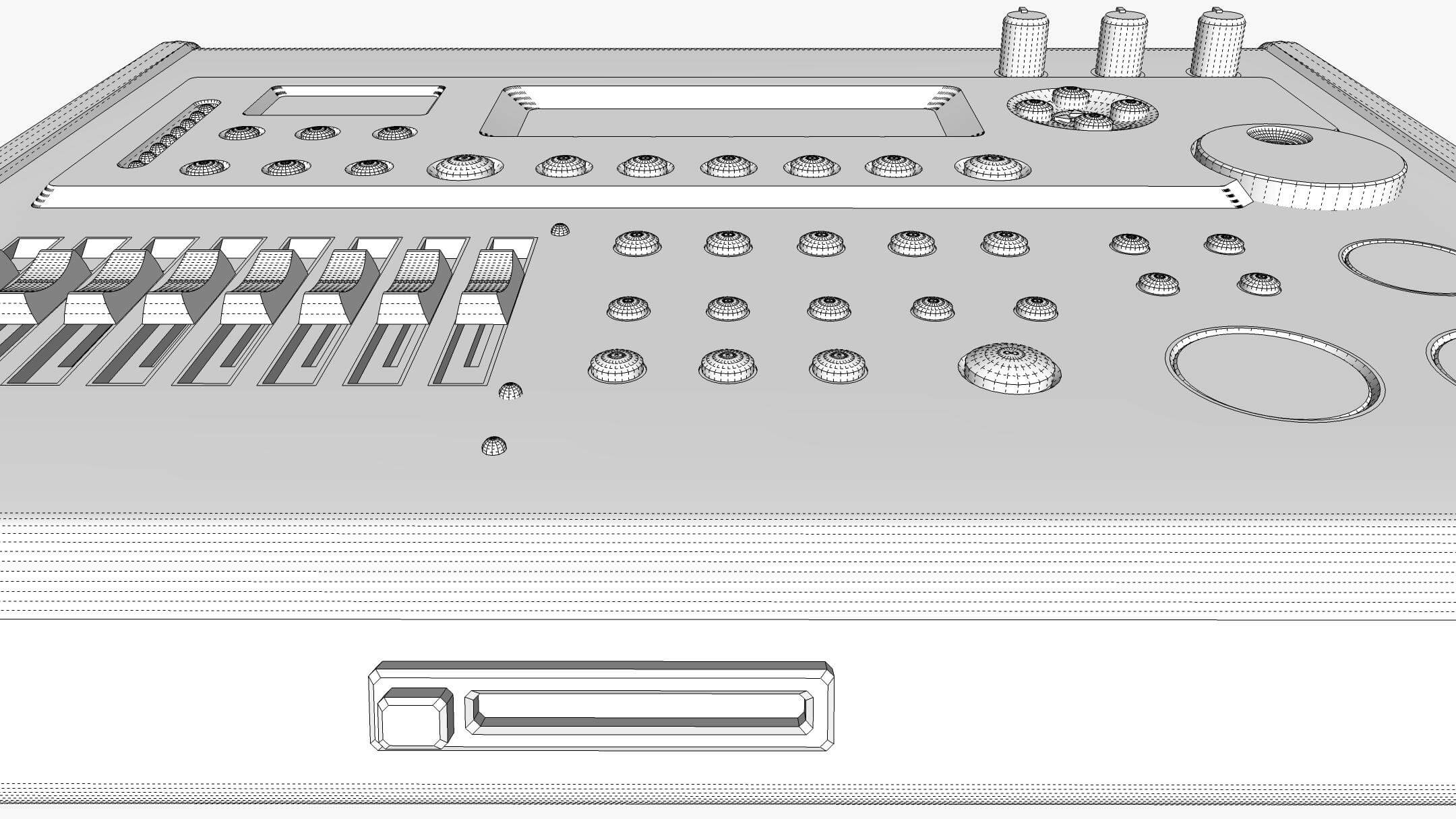 Roland TD20 Percussion Module - Drum Machine 3D Model by SpiritSwitchboard
