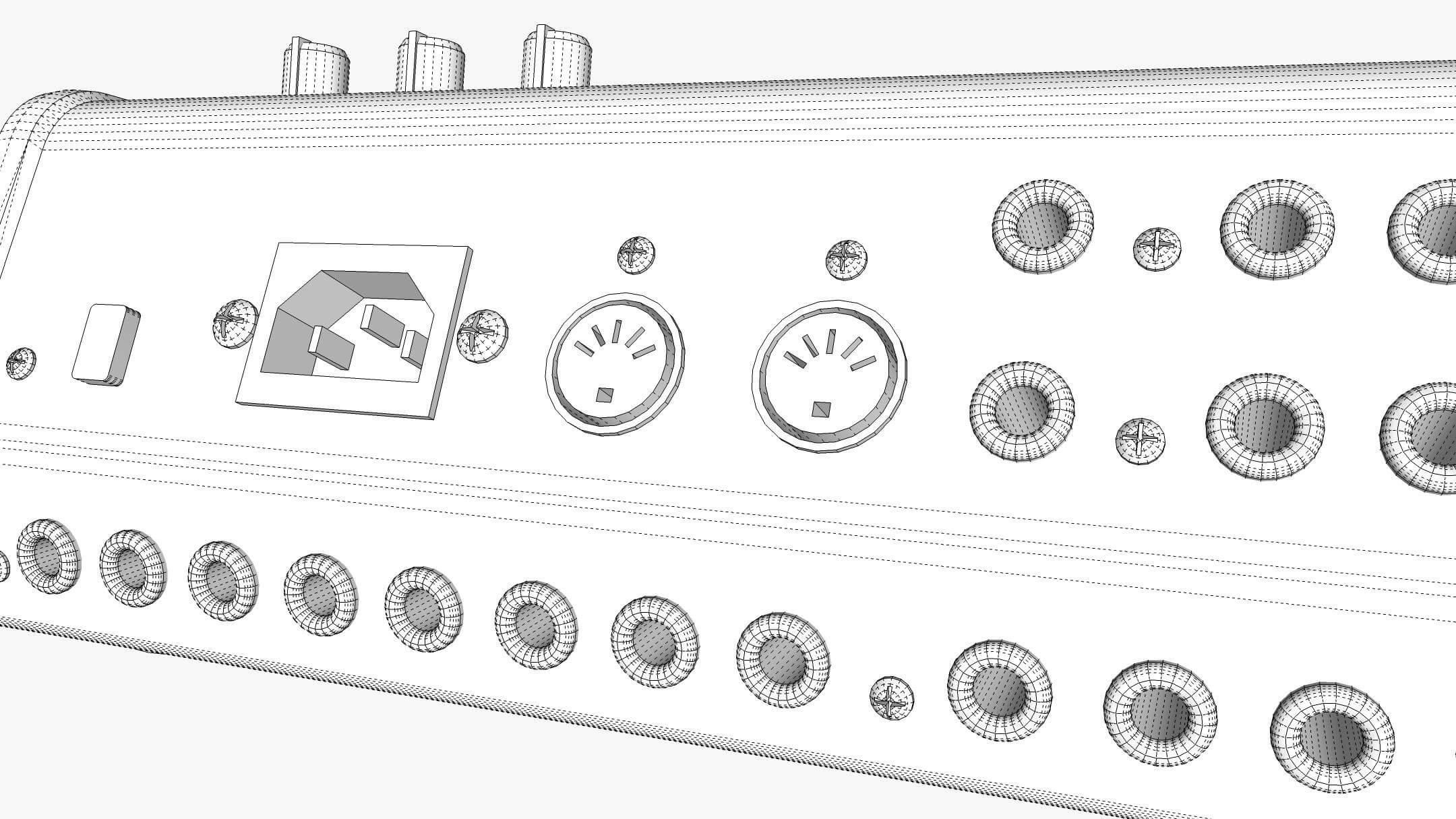 Roland TD20 Percussion Module - Drum Machine 3D Model by SpiritSwitchboard