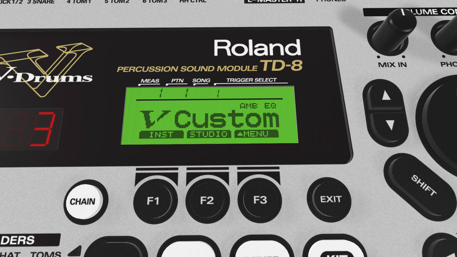 Roland TD8 V-Drums Electronic Drum Module 3D Model by SpiritSwitchboard