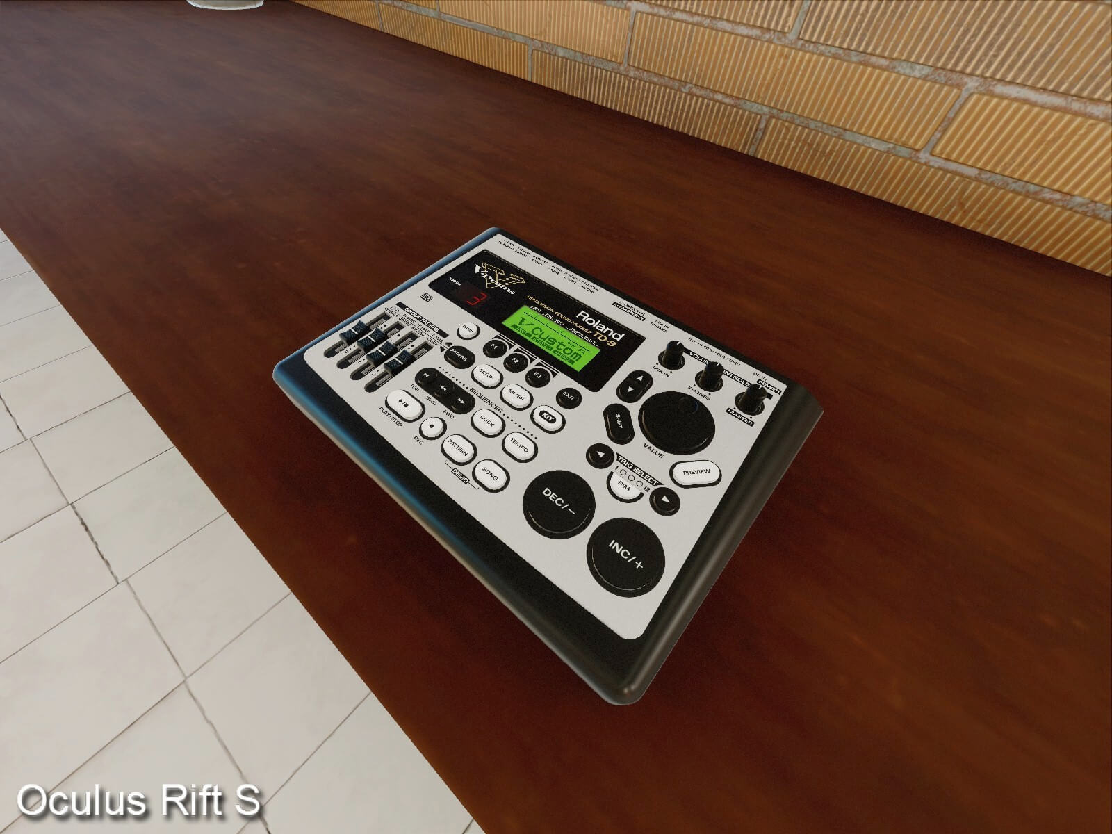 Roland TD8 V-Drums Electronic Drum Module 3D Model by SpiritSwitchboard