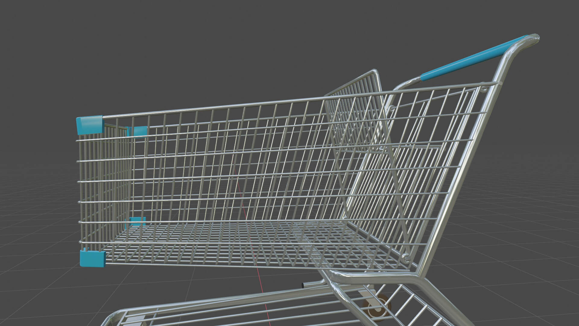 Shopping Cart - 3D Model by SpiritSwitchboard