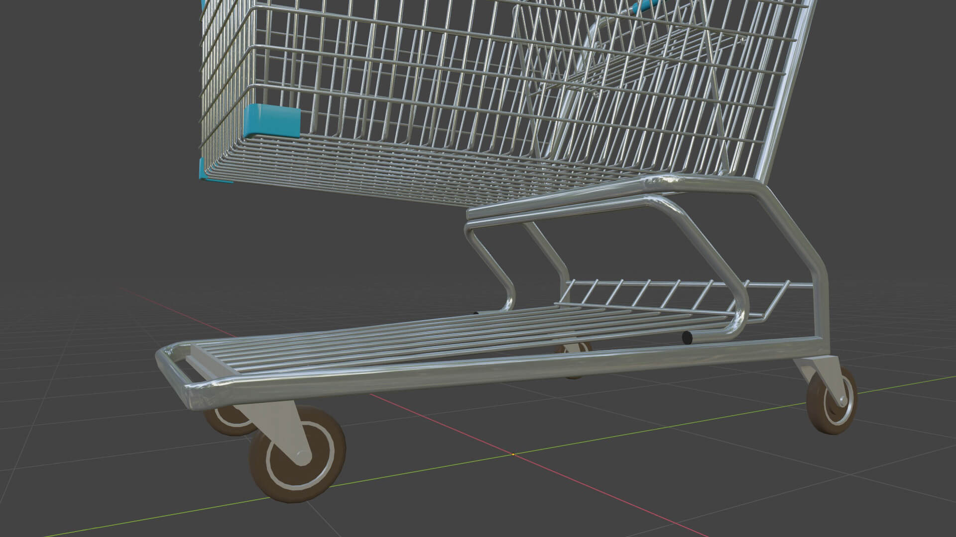 Shopping Cart - 3D Model by SpiritSwitchboard