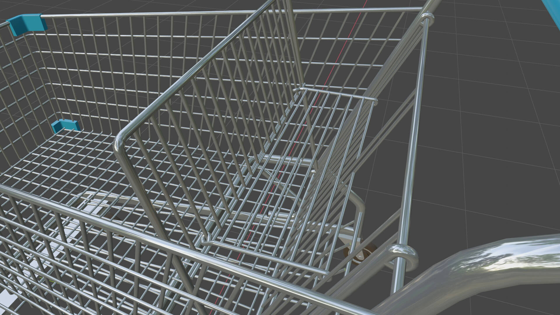 Shopping Cart - 3D Model by SpiritSwitchboard