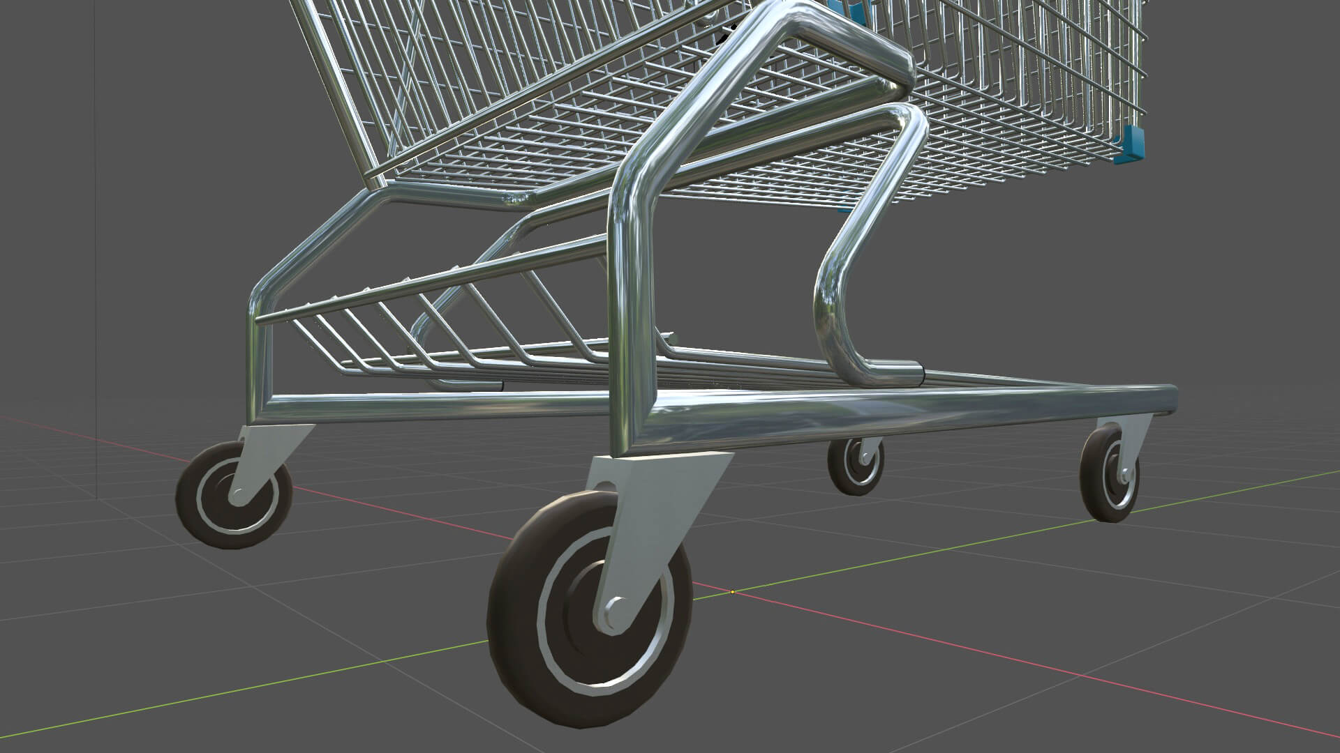 Shopping Cart - 3D Model by SpiritSwitchboard