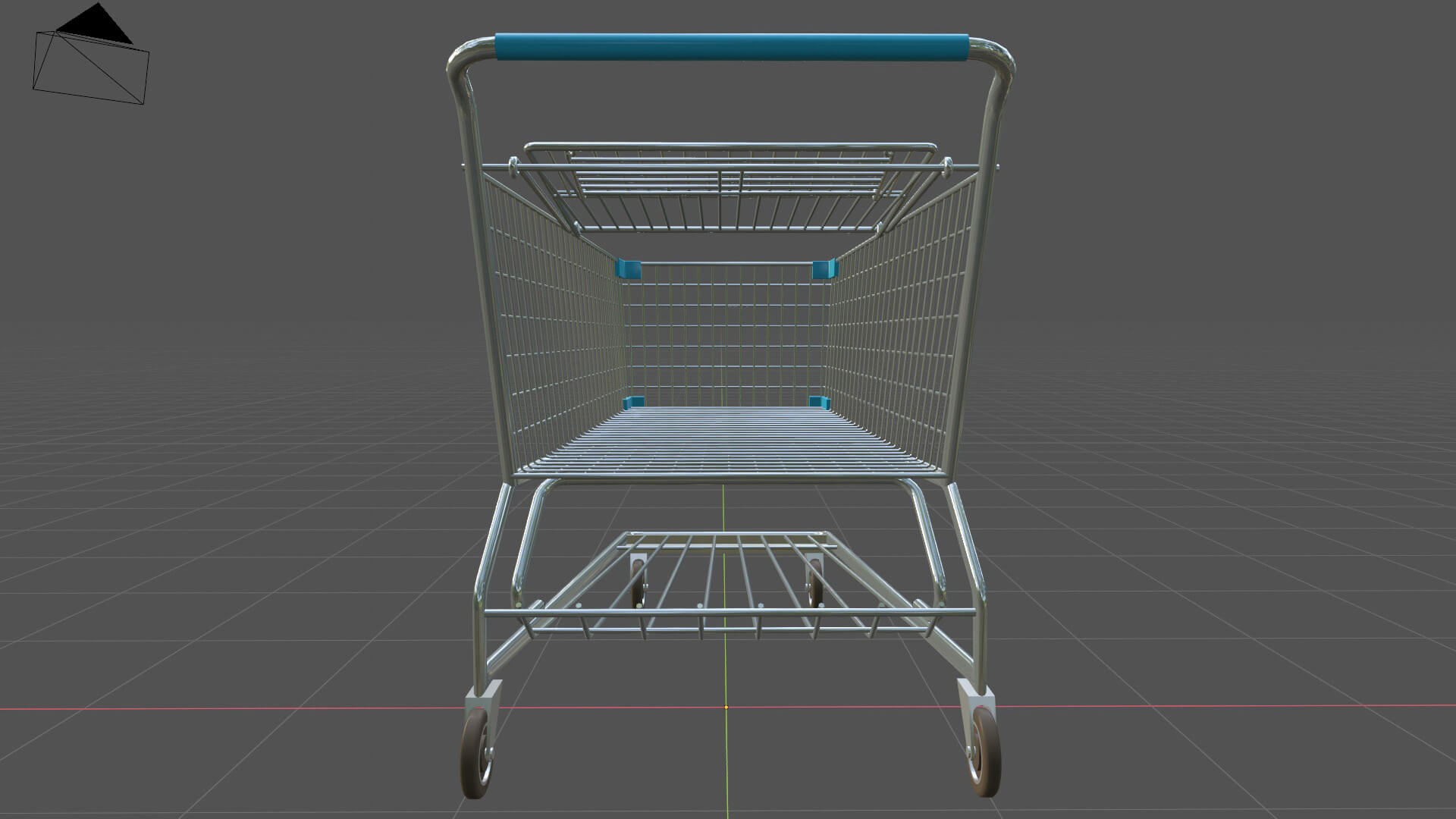 Shopping Cart - 3D Model by SpiritSwitchboard