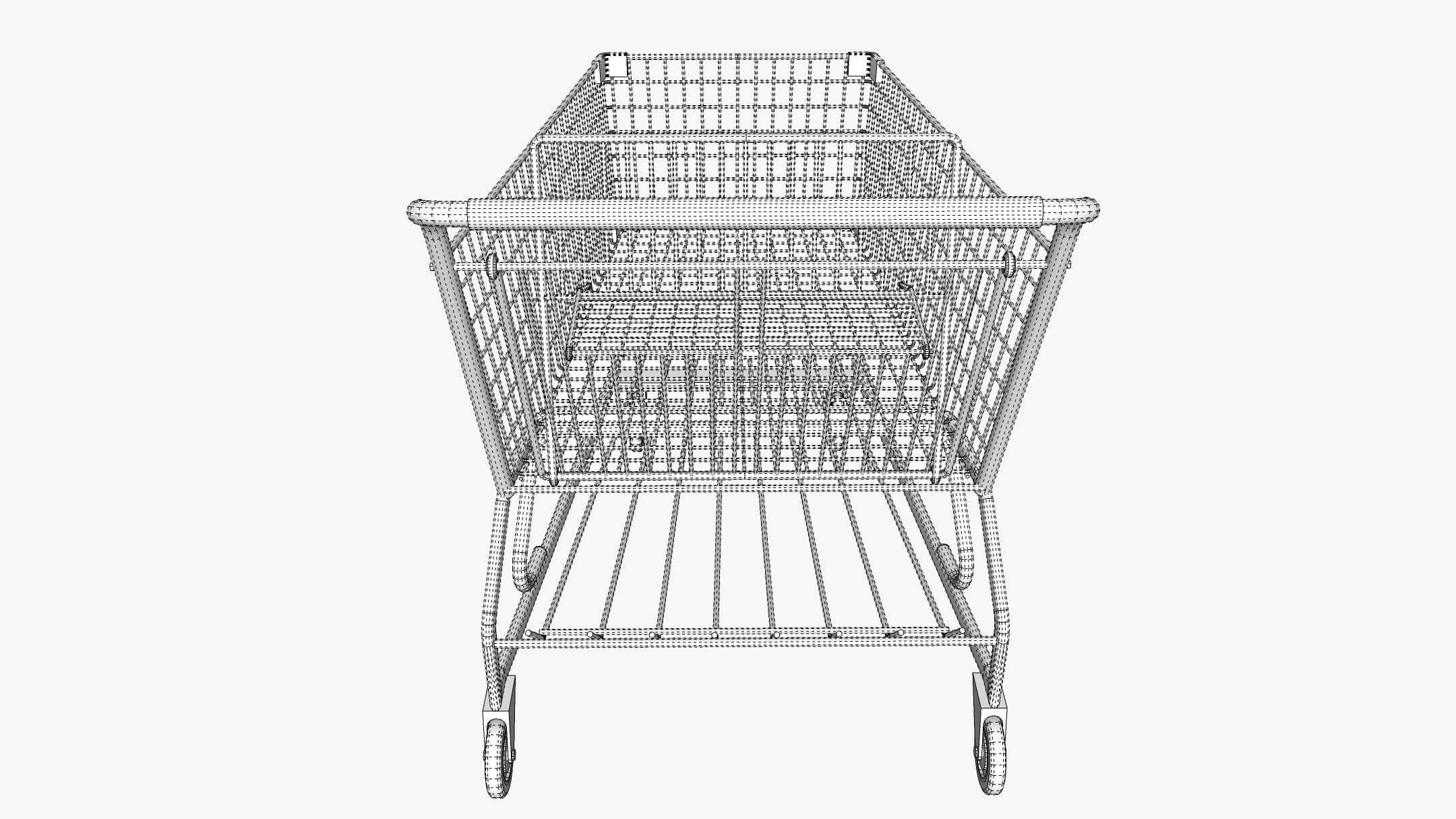Shopping Cart - 3D Model by SpiritSwitchboard