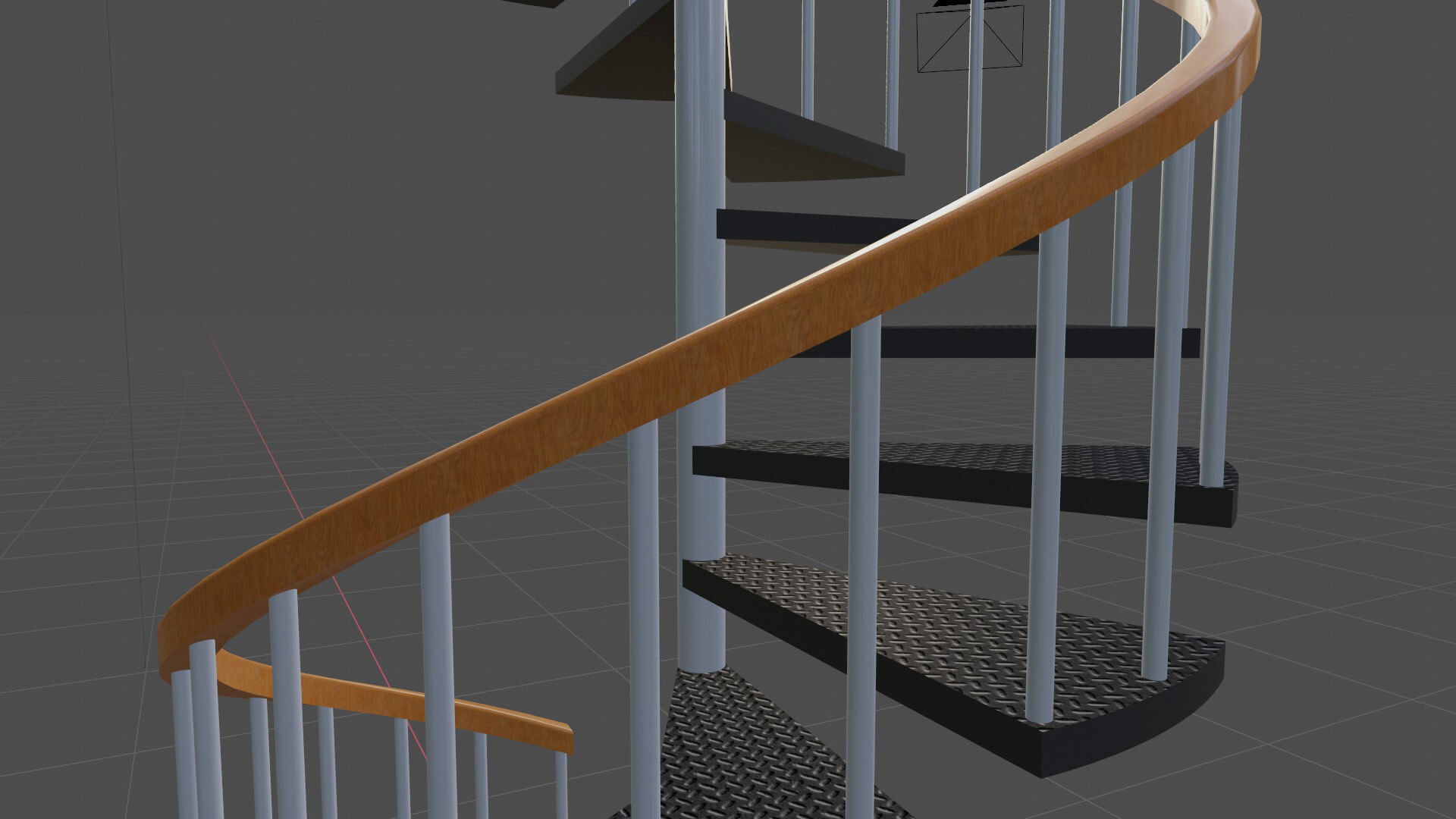 Spiral Staircase - 3D Model by SpiritSwitchboard
