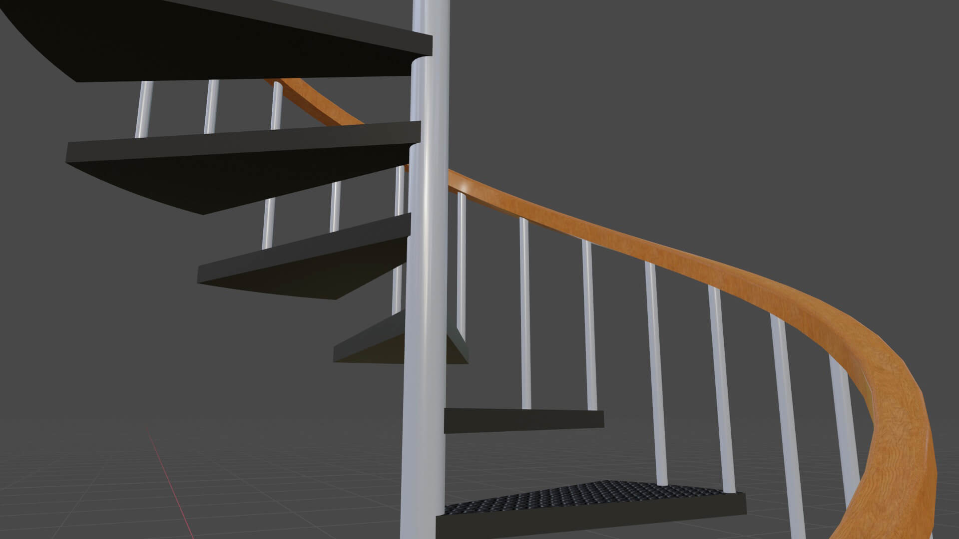 Spiral Staircase - 3D Model by SpiritSwitchboard