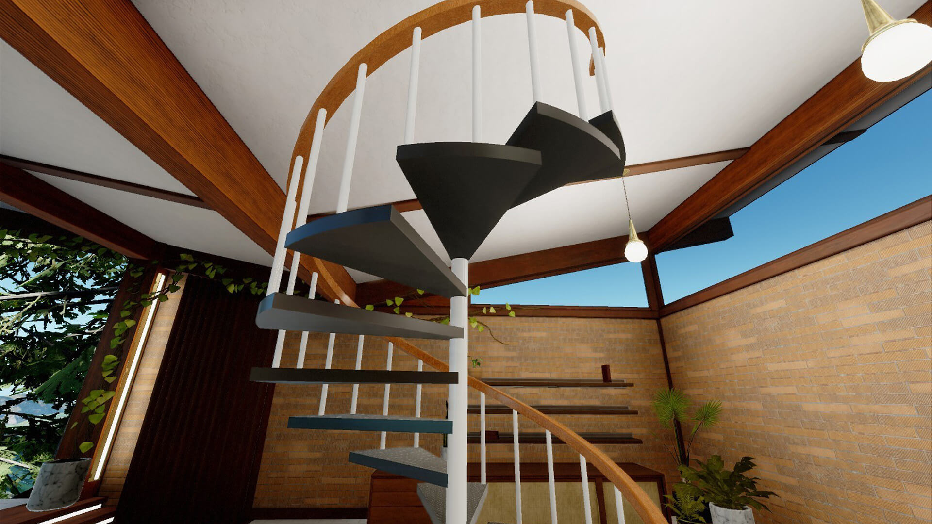 Spiral Staircase - 3D Model by SpiritSwitchboard