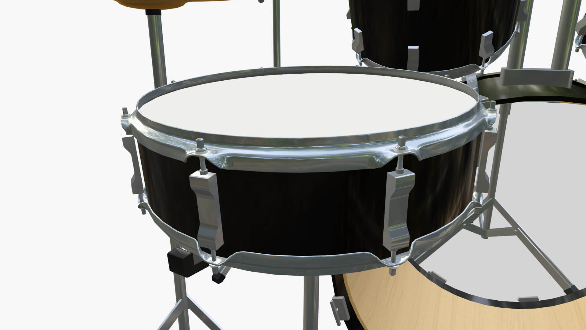 Standard Drum Kit 3d Model By Spiritswitchboard 8619