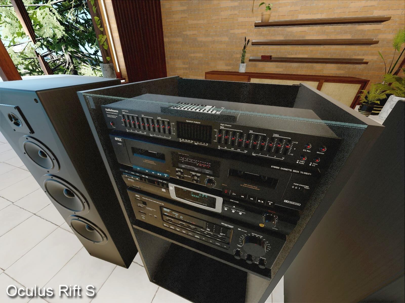 Stereo Setup With Receiver Cassette Player CD Recorder - 3D Model by ...