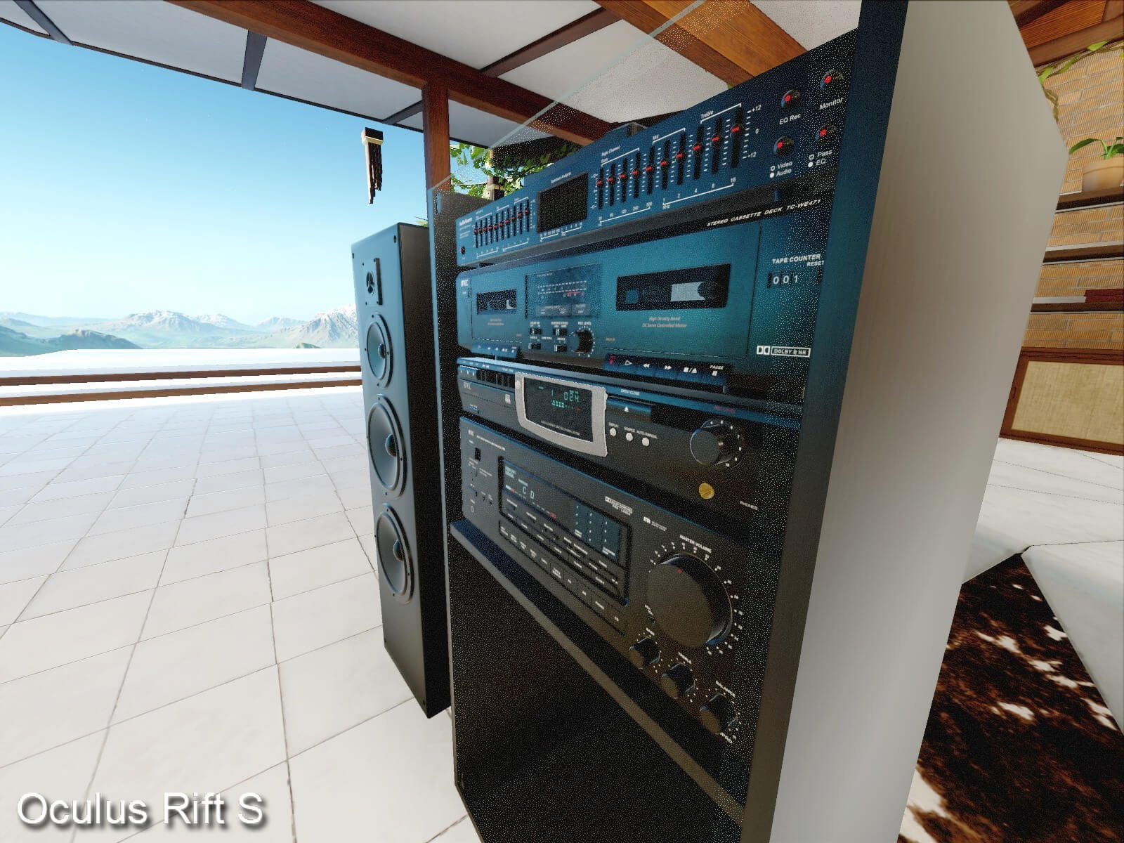 Stereo Setup With Receiver Cassette Player CD Recorder - 3D Model by ...