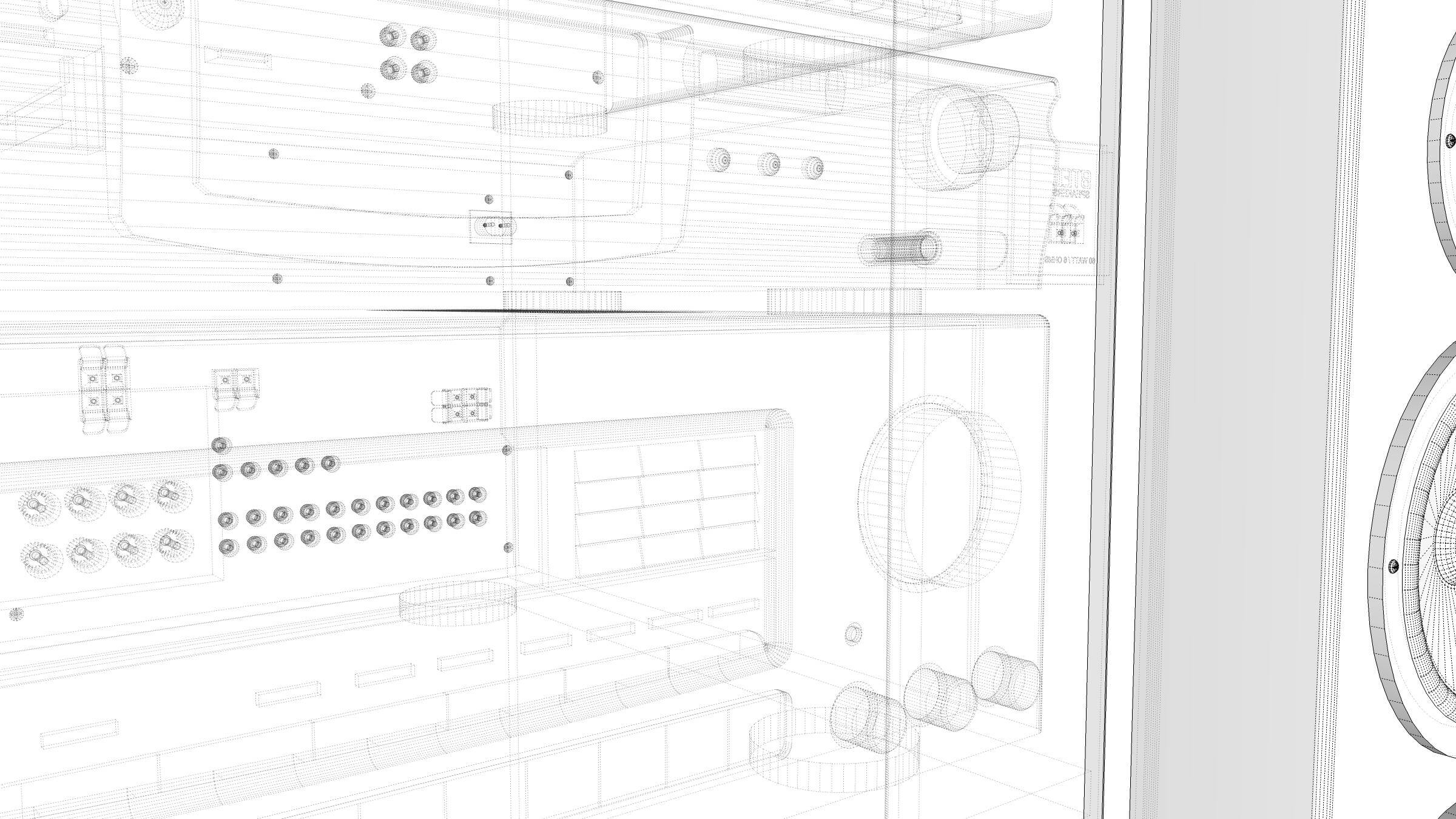 Stereo Setup With Receiver Cassette Player CD Recorder - 3D Model by ...