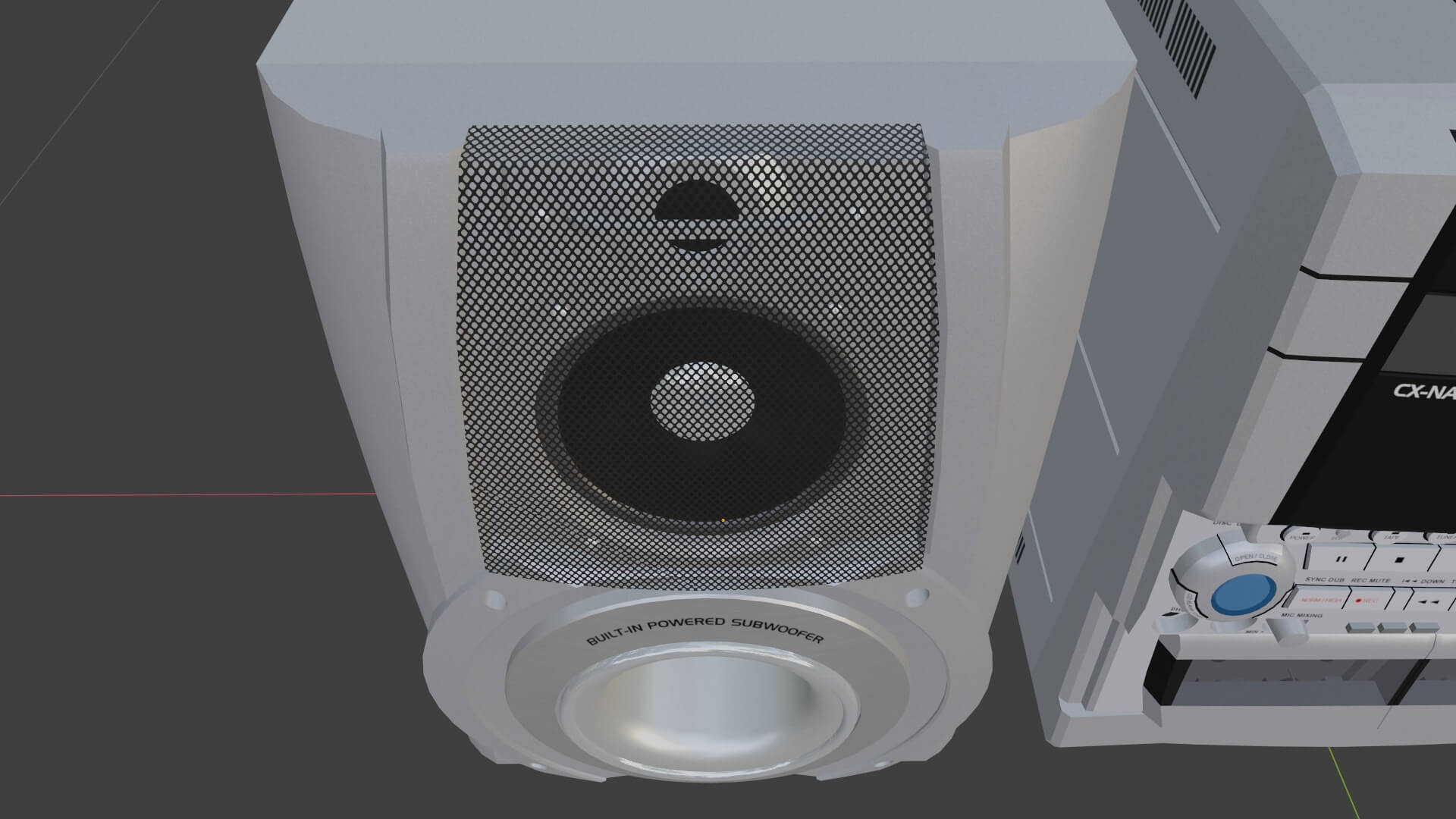 Stereo System Circa 2000s - 3D Model by SpiritSwitchboard