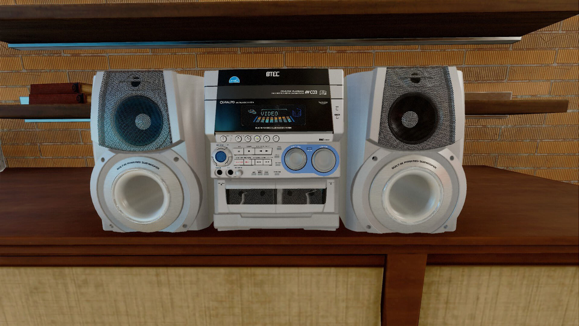 Stereo System Circa 2000s - 3D Model by SpiritSwitchboard