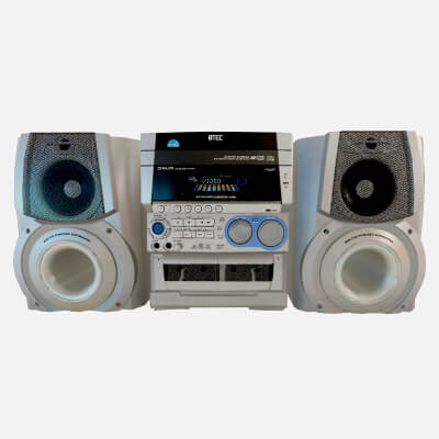 Stereo System Circa 2000s - 3D Model by SpiritSwitchboard