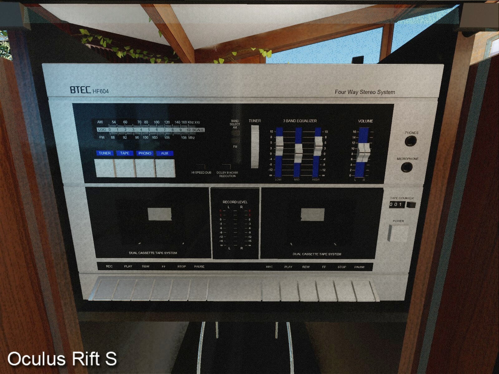 Stereo System With Turntable and Cassette Player Circa 1985 - 3D Model ...